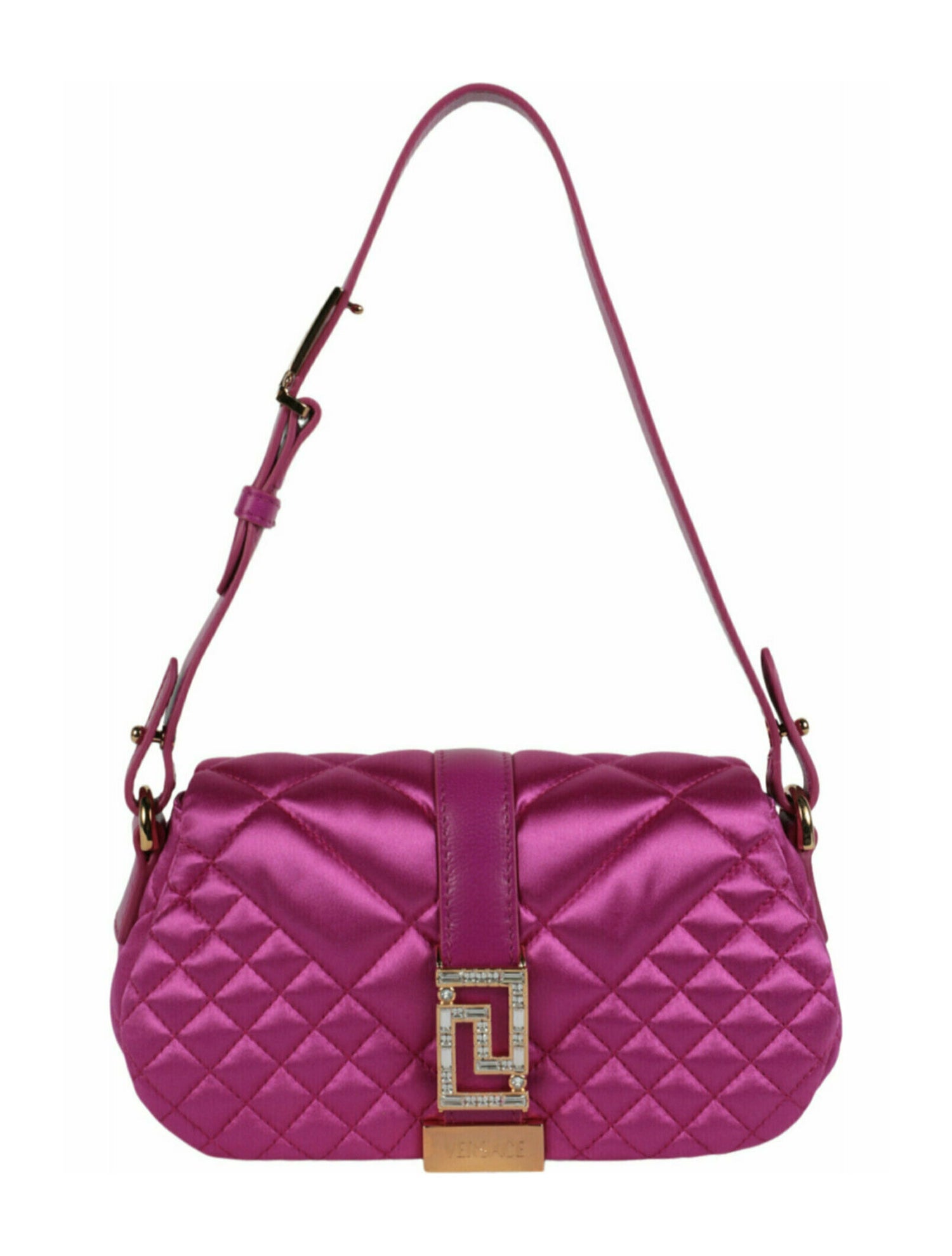 Versace Greca Goddess Grecca Pattern Shoulder Bag w/ Tags - Pink ...