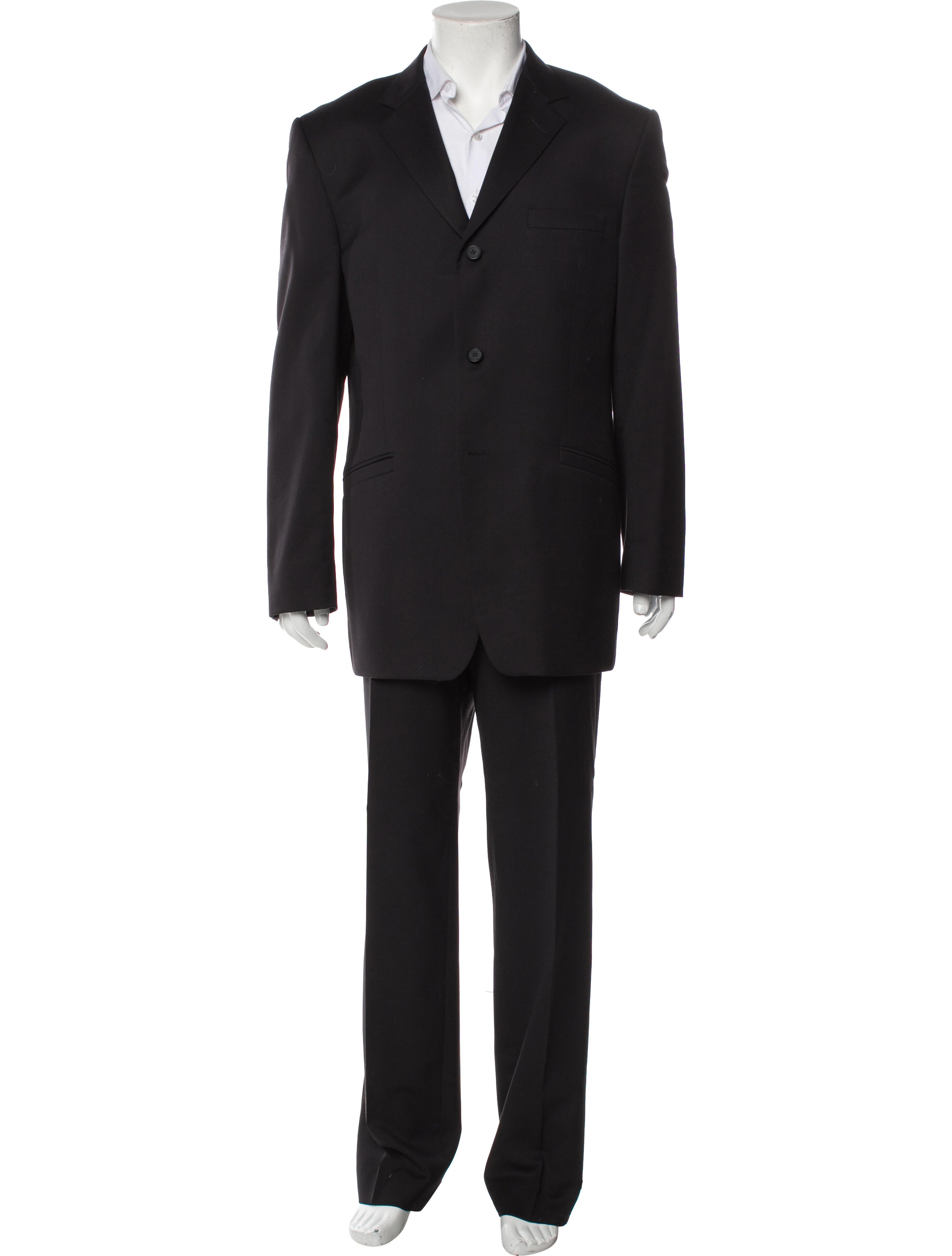 Versace Two-Piece Suit - Black, 10.25" Rise Suiting, Clothing ...