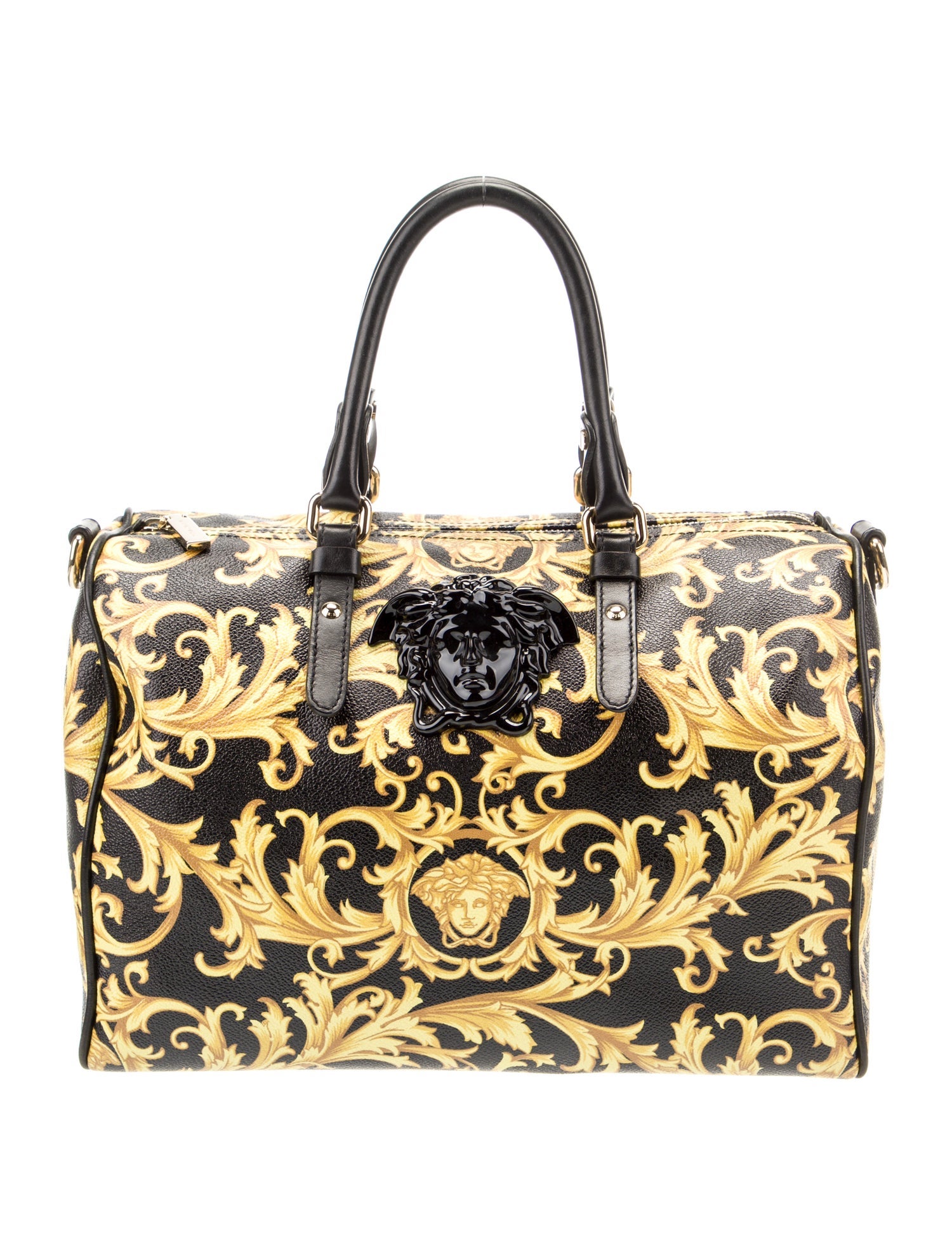 Versace Top Handle Bag - Black Handle Bags, Handbags - VES163351 | The ...