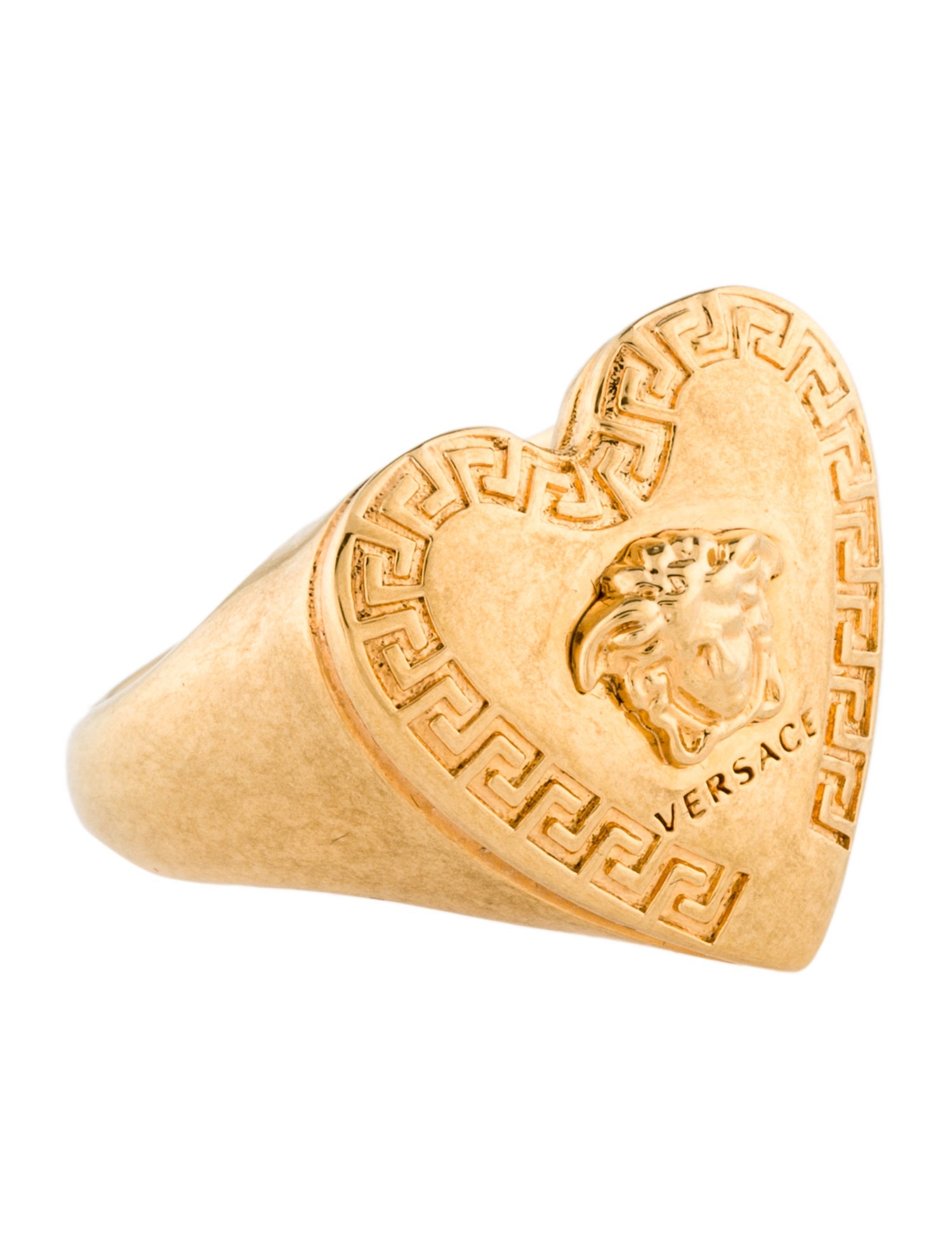 Versace Medusa Heart Signet Ring - Signet Ring, Rings - VES163769 | The ...