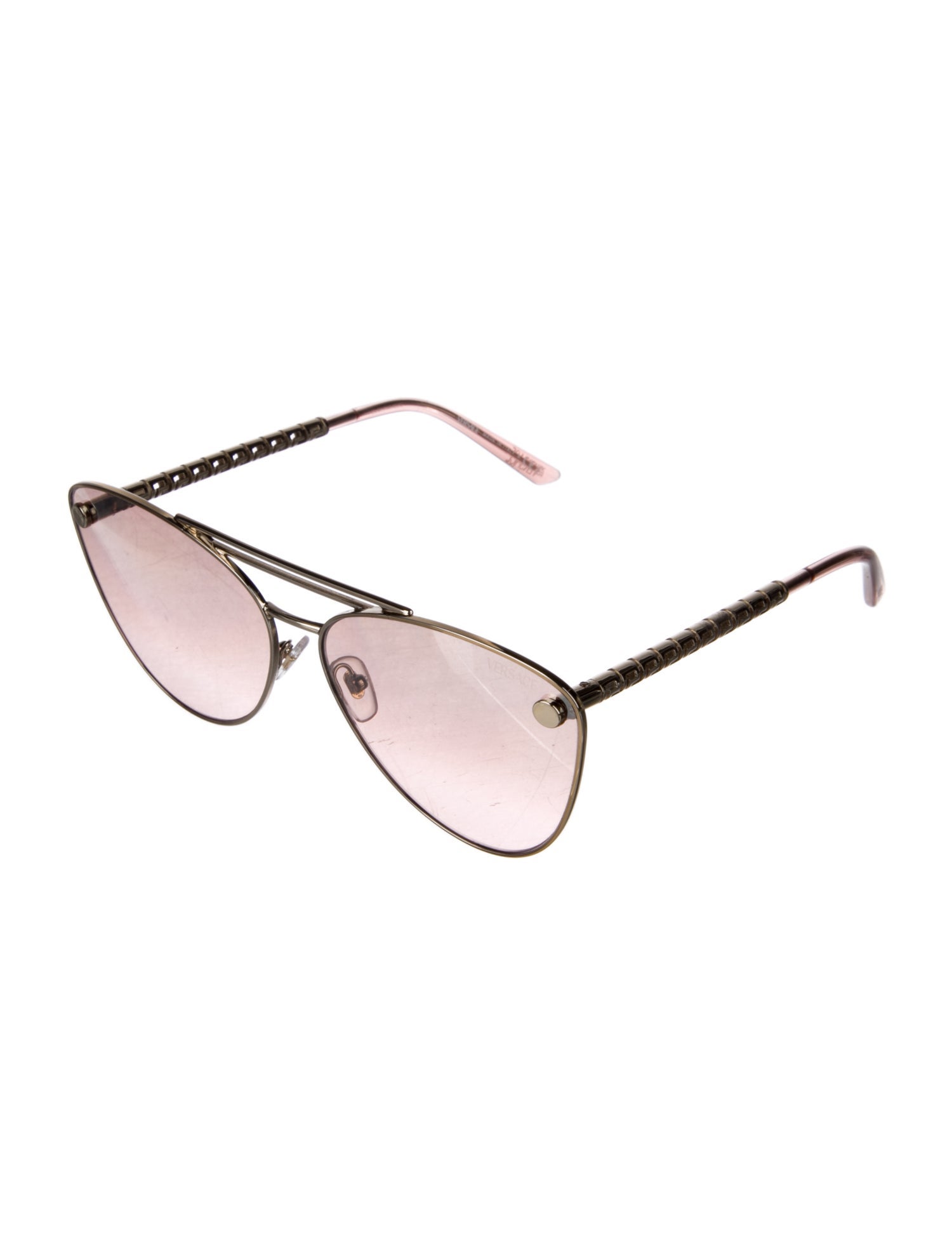 Versace Shield Gradient Sunglasses - Black Sunglasses, Accessories ...