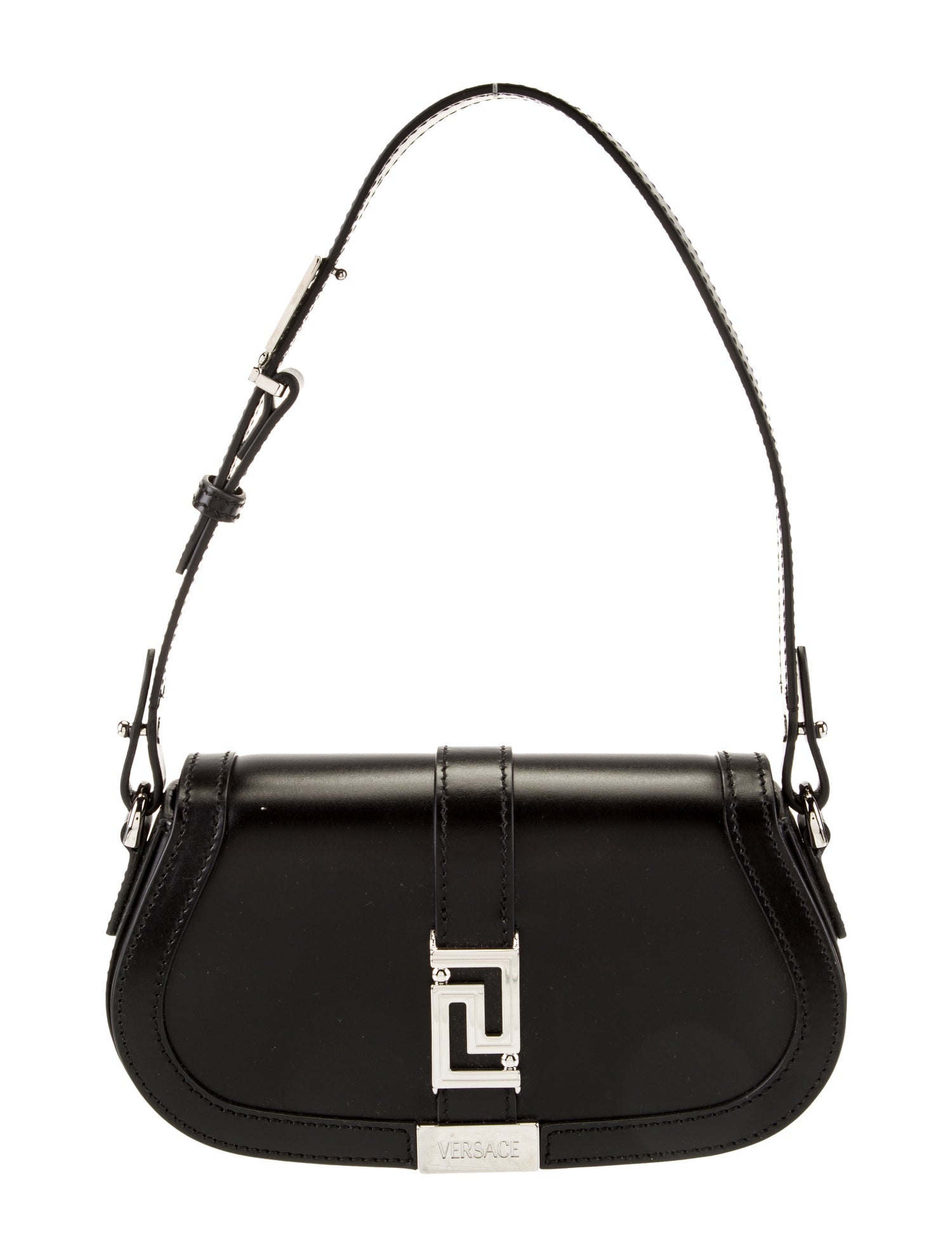 Versace Leather Shoulder Bag - Black Shoulder Bags, Handbags ...