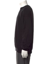 Versace Crew Neck Long Sleeve Pullover - Black Sweaters, Clothing ...