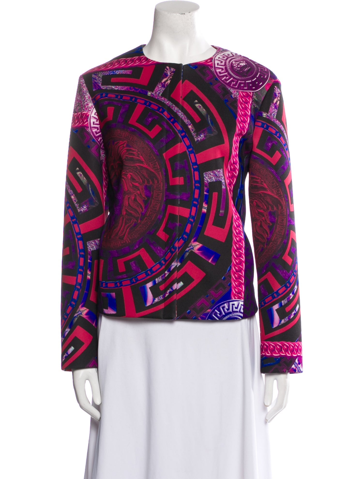 Versace Printed Evening Jacket - Pink Jackets, Clothing - VES171813 ...