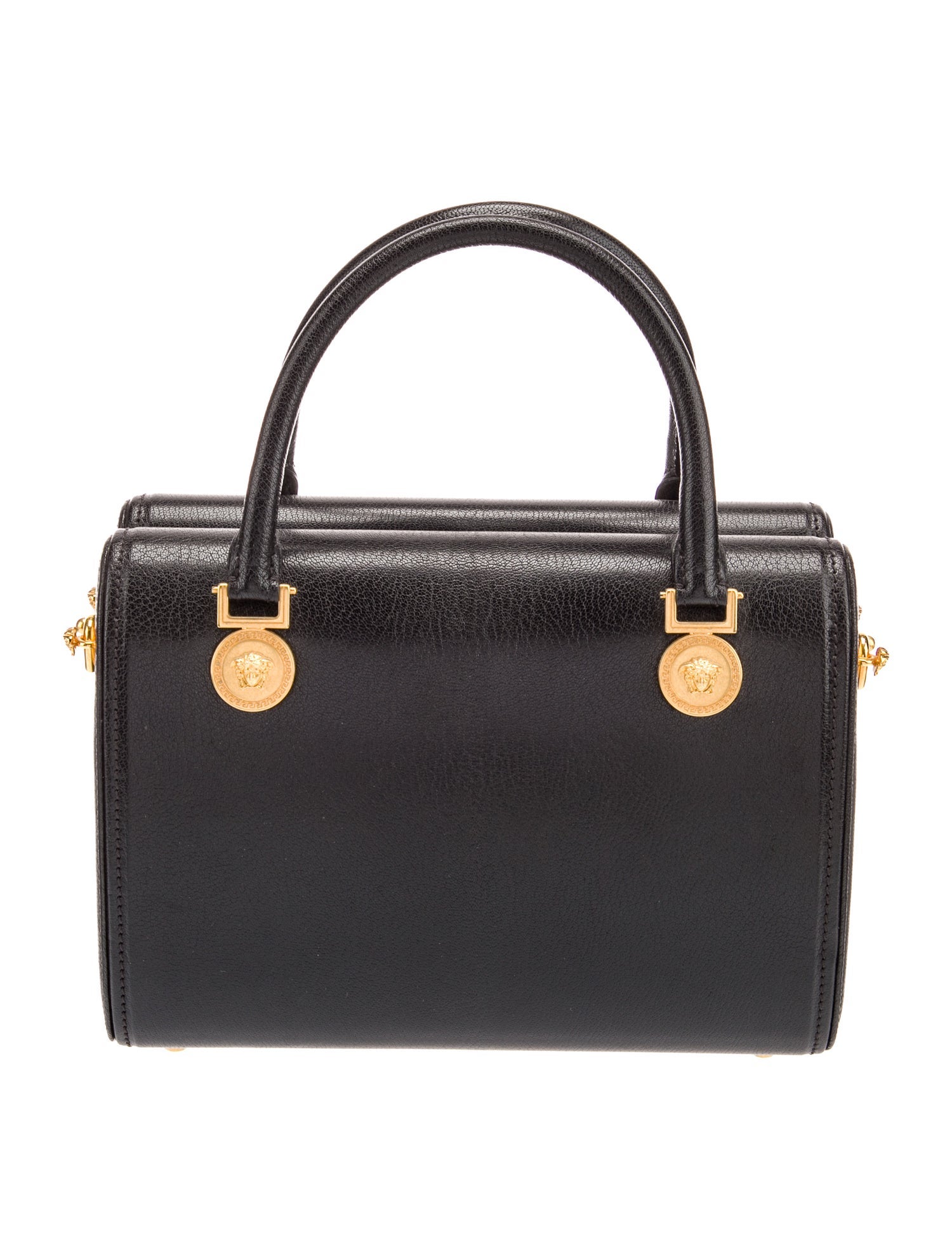 Versace Medusa Top Handle Bag - Black Handle Bags, Handbags - VES172341 ...