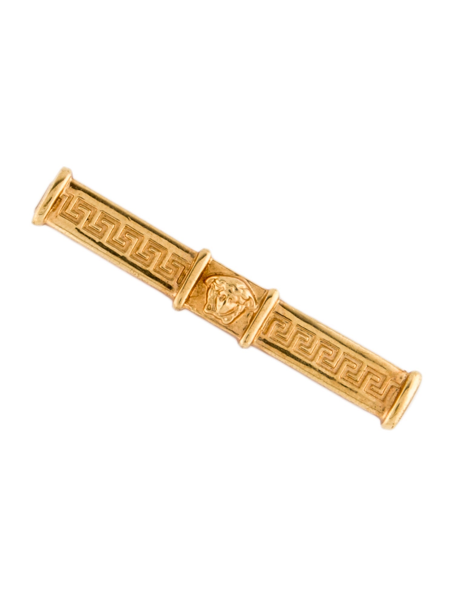 Versace Medusa Head Tie Clip - Gold-Tone Metal Tie Pins and Clips, Pins ...