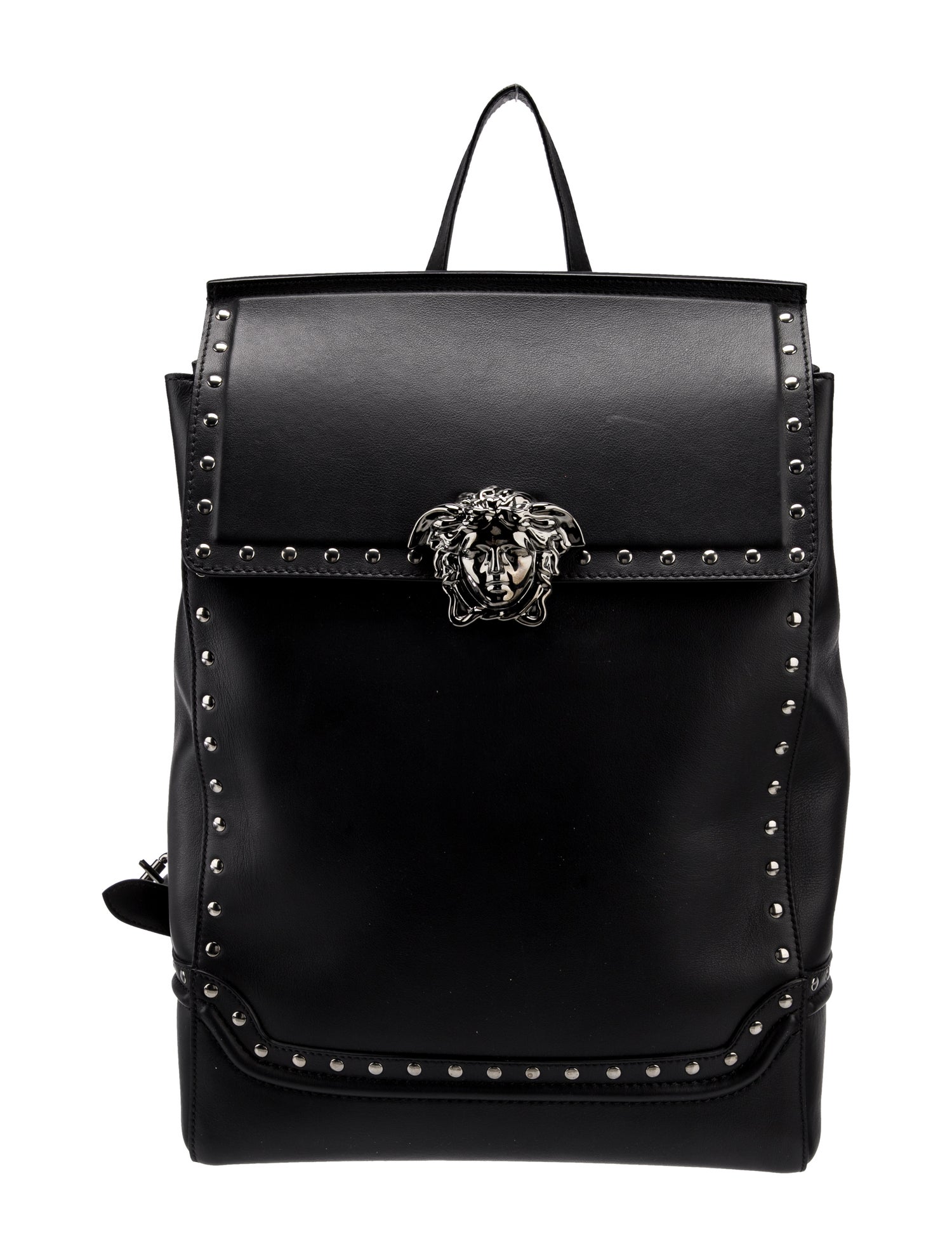 Versace Leather Backpack - Black Backpacks, Handbags - VES174846 | The ...