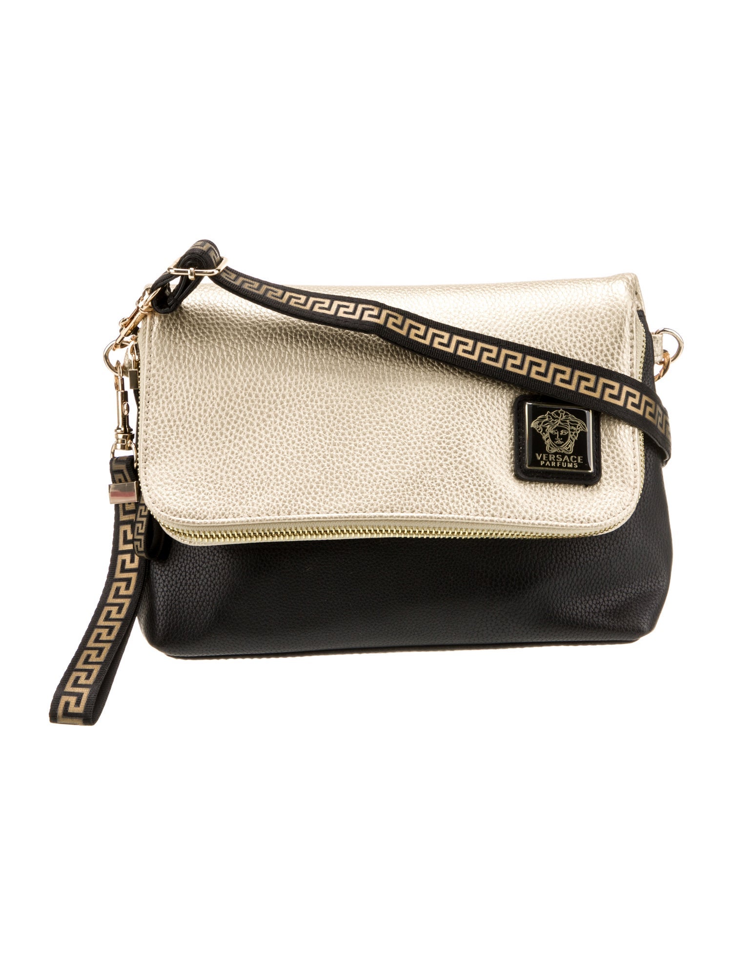 Versace Leather Shoulder Bag - Black Shoulder Bags, Handbags ...