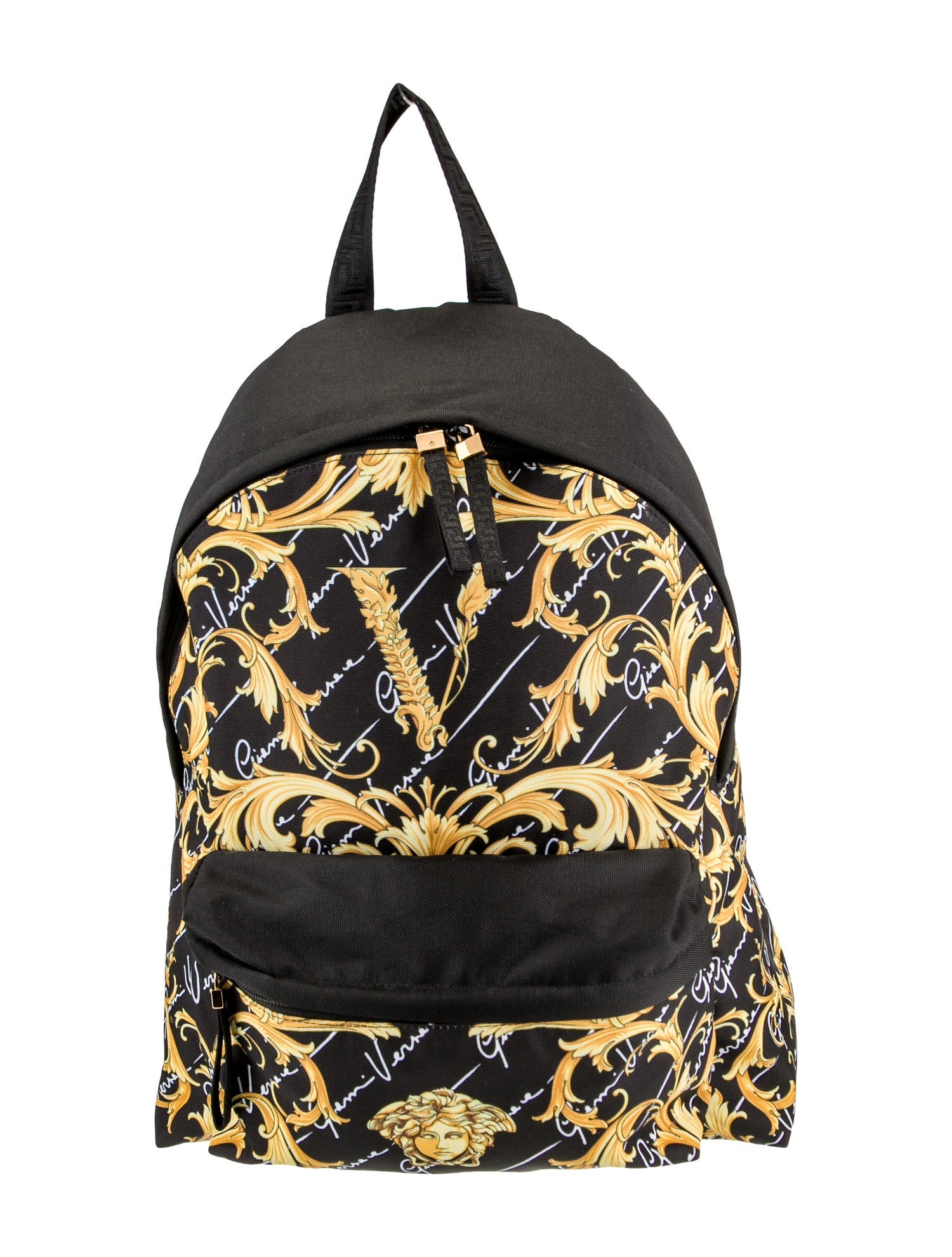 Versace Medusa Backpack - Black Backpacks, Bags - VES180087 | The RealReal