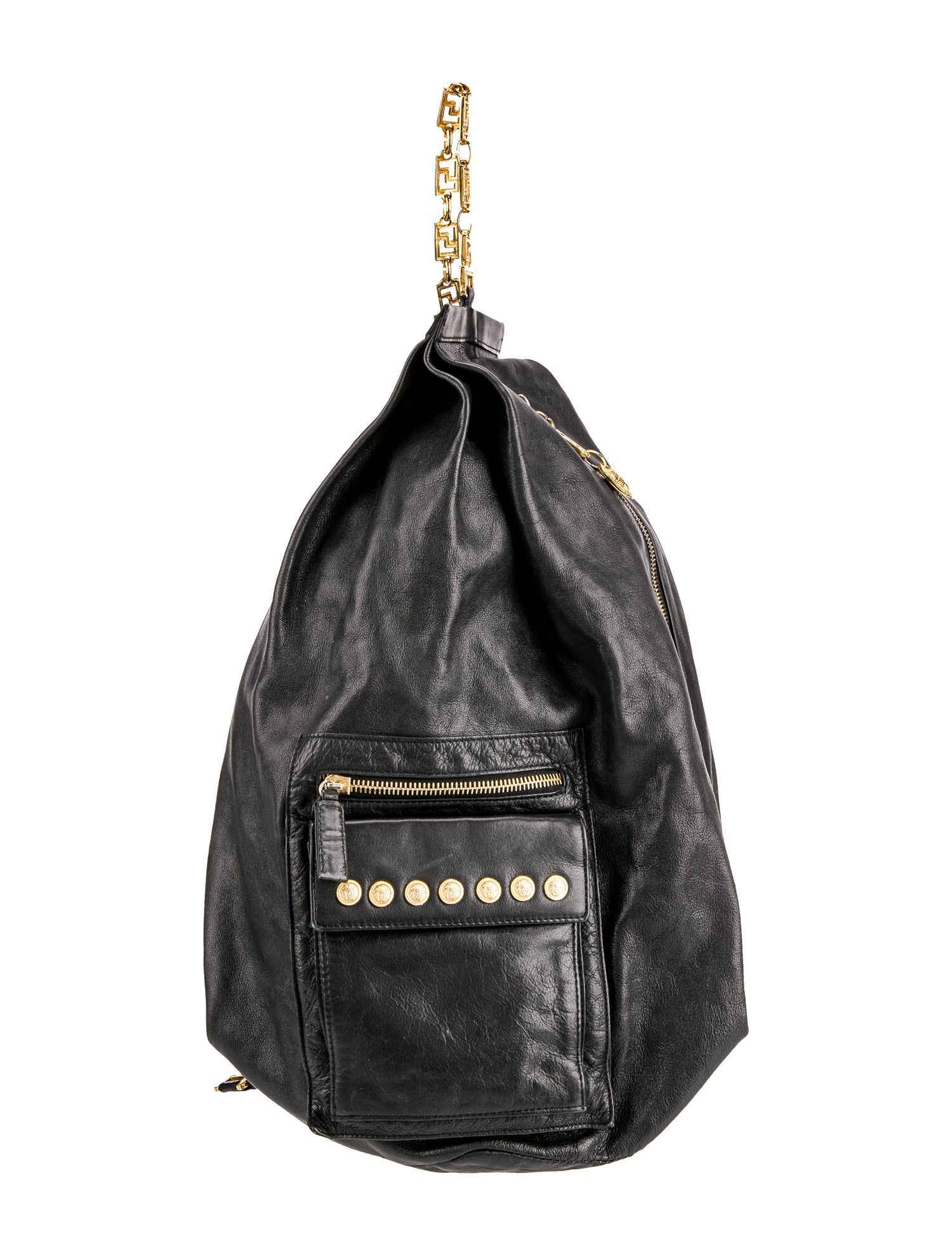 Gianni Versace Medusa Backpack - Black Crossbody Bags, Handbags ...