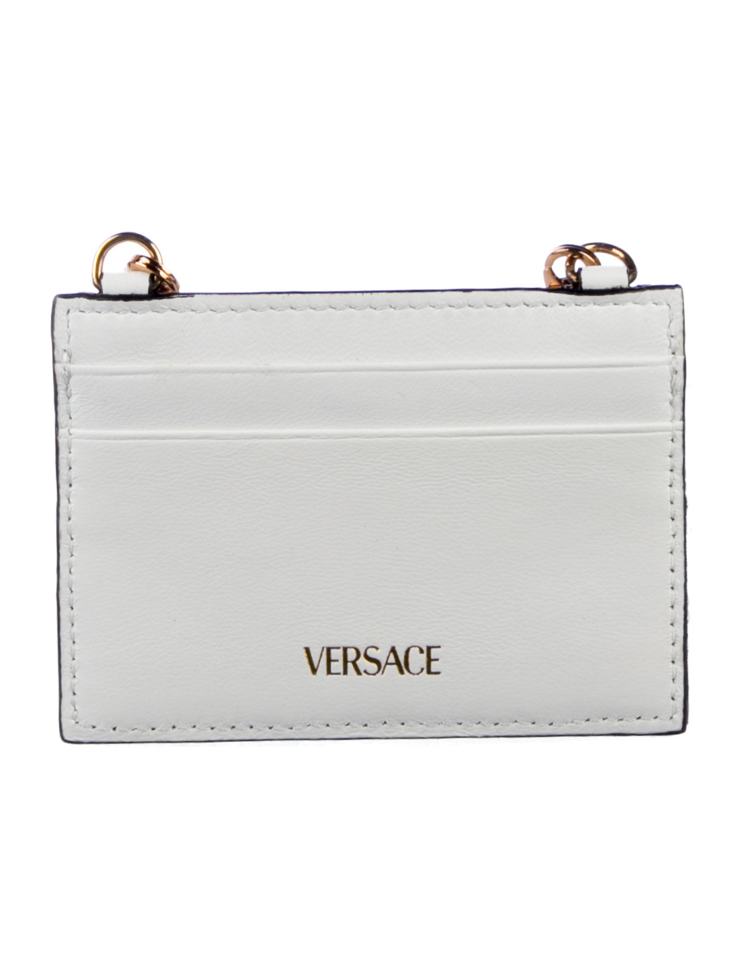 Versace Leather Wallet - White Wallets, Accessories - VES183206 | The RealReal