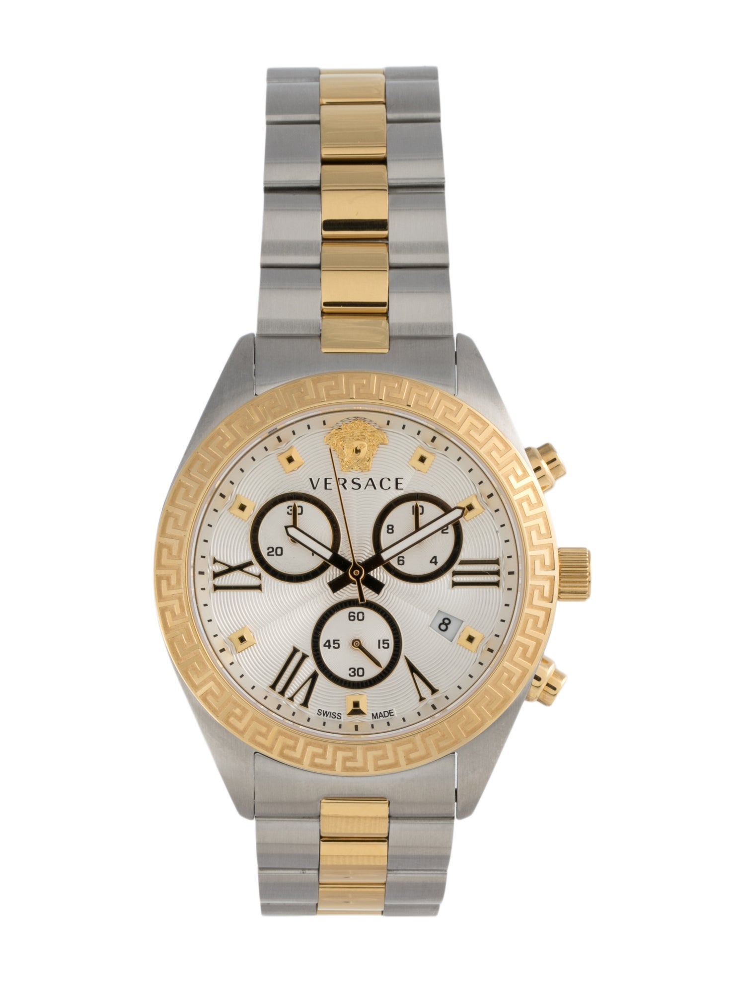 Versace Greca Chrono Watch w/ Tags - VEOX00822 | The RealReal