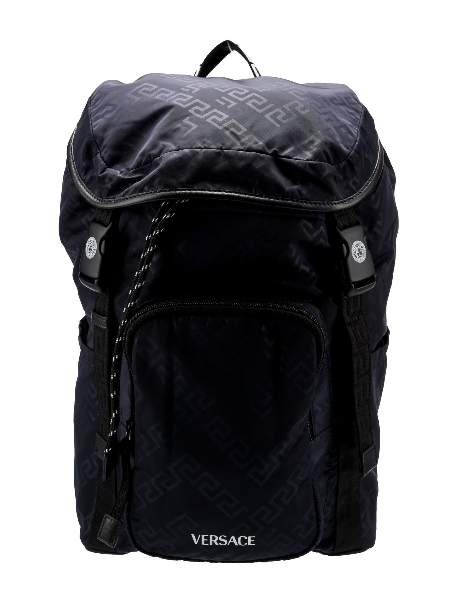 Versace Nylon Backpack - Blue Backpacks, Handbags - VES184572 | The ...