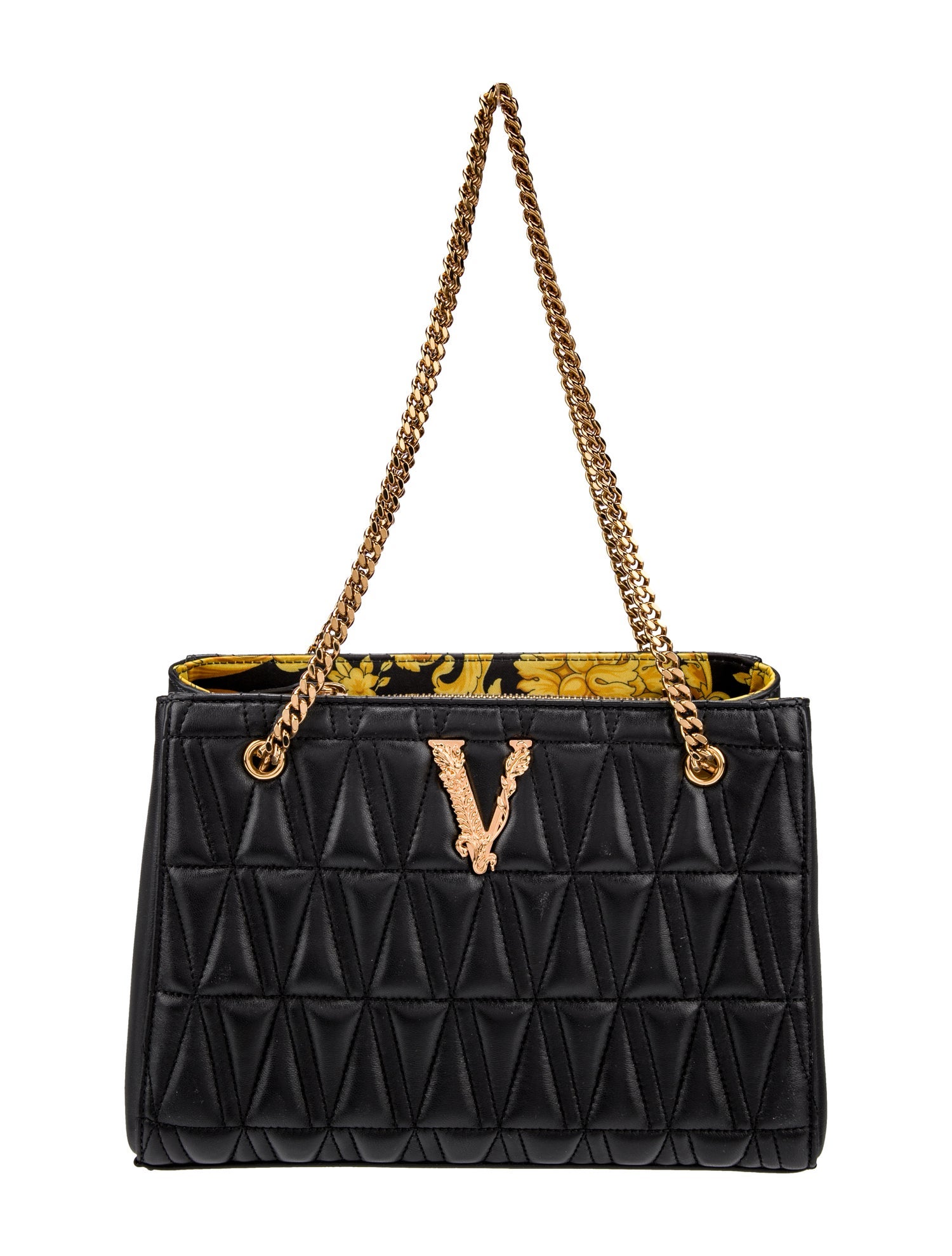 Versace Leather Shoulder Bag - Black Shoulder Bags, Handbags ...
