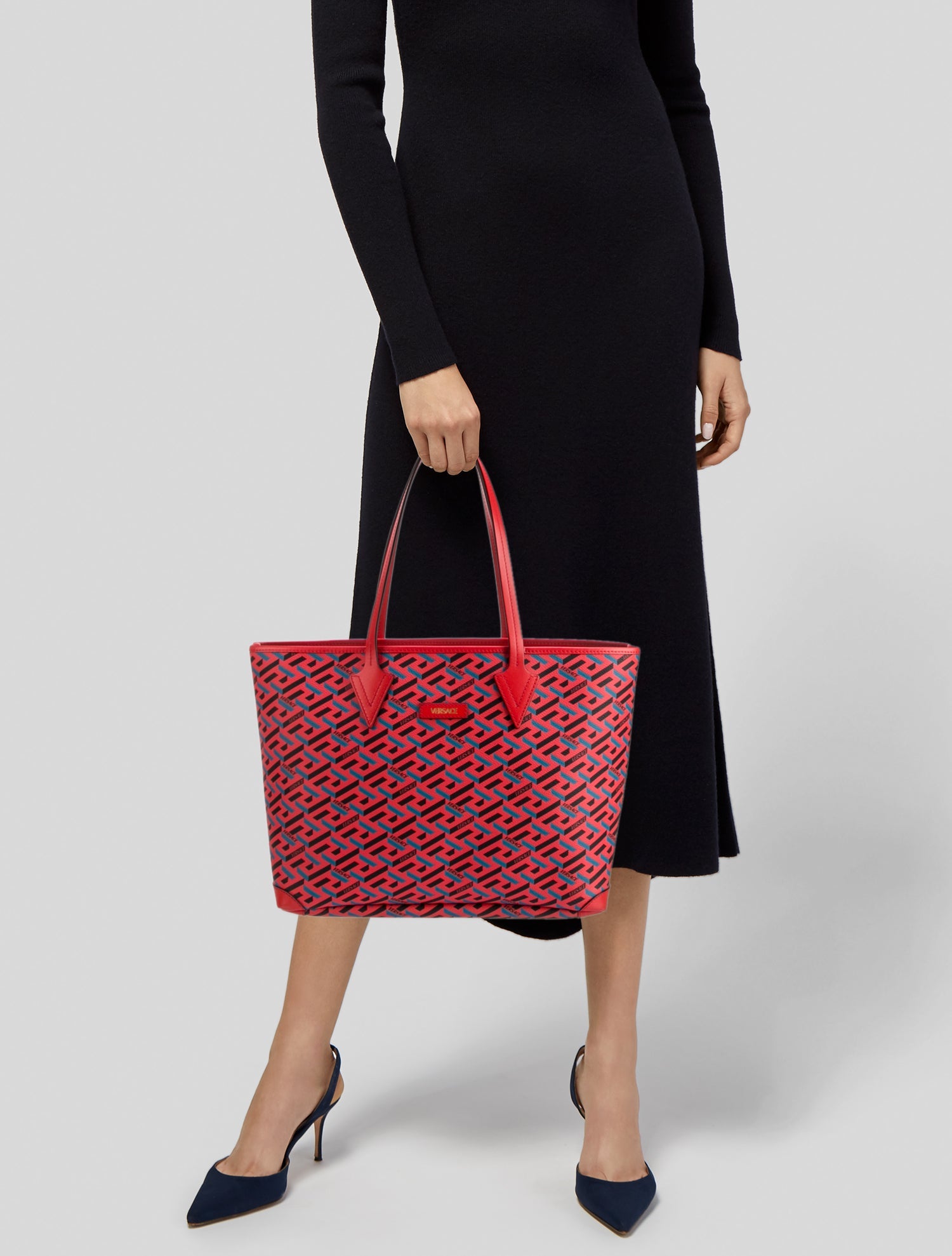 Versace Tote w/ Tags - Red Totes, Handbags - VES187048 | The RealReal