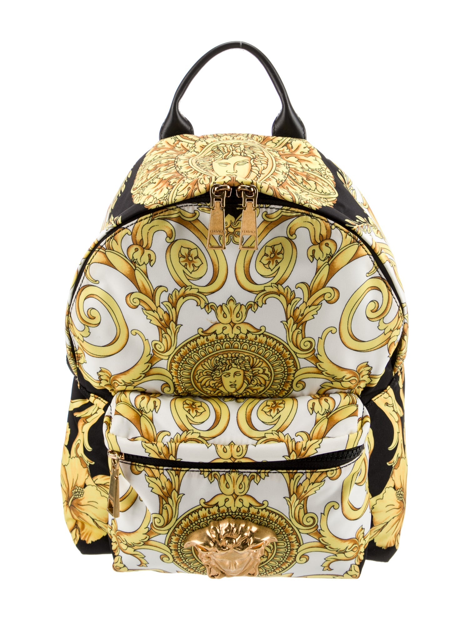 Versace Nylon Backpack - White Backpacks, Handbags - VES188709 | The ...