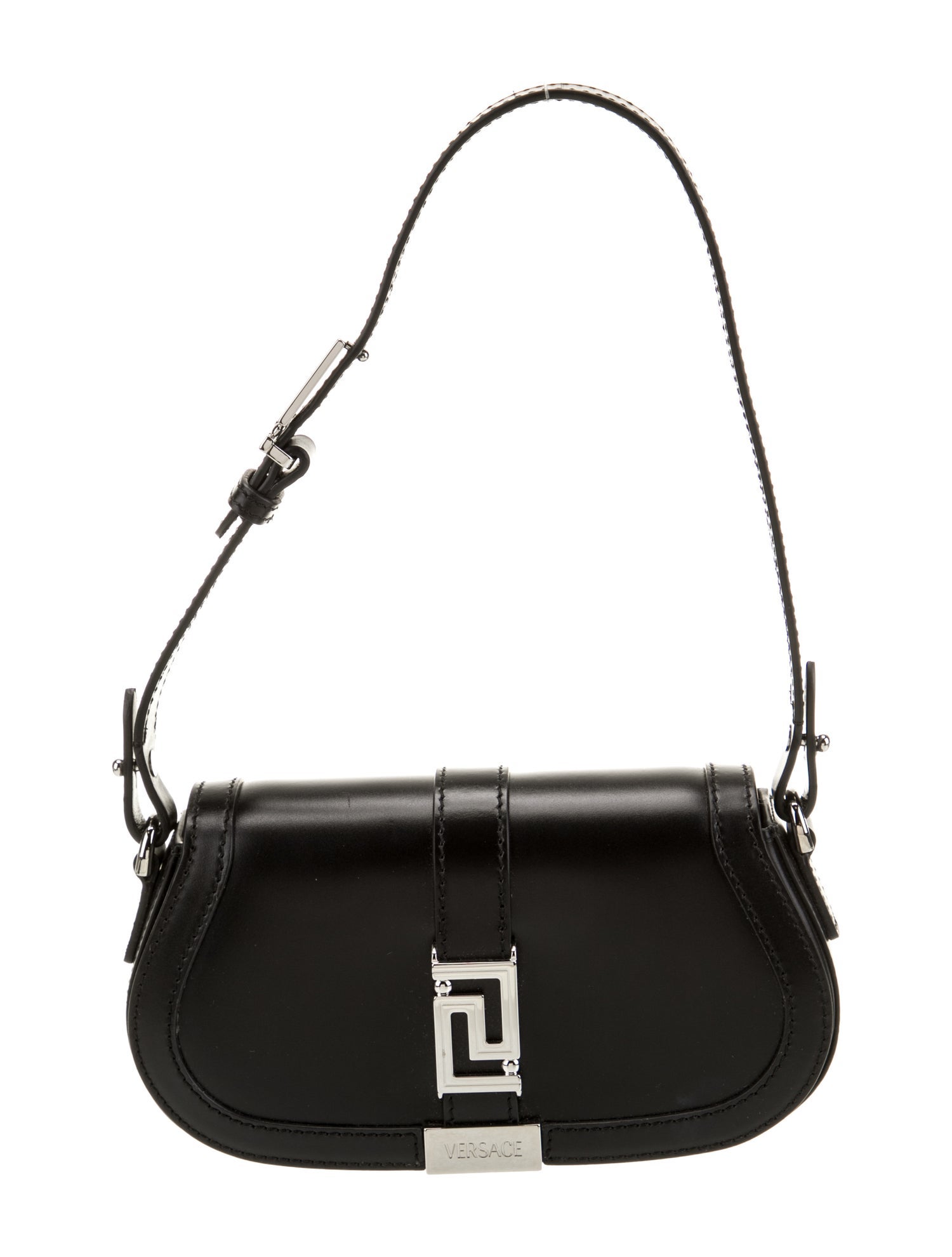 Versace Leather Shoulder Bag - Black Shoulder Bags, Handbags ...