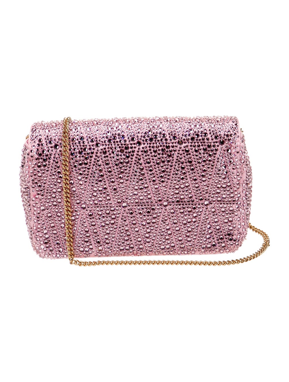 Versace Satin Minaudière - Pink Clutches, Handbags - VES204977 | The ...