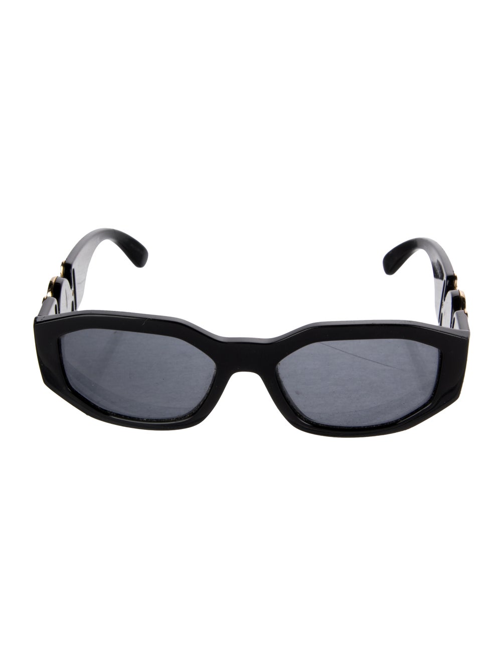 Versace Medusa Insignia Square Sunglasses - Black Sunglasses ...