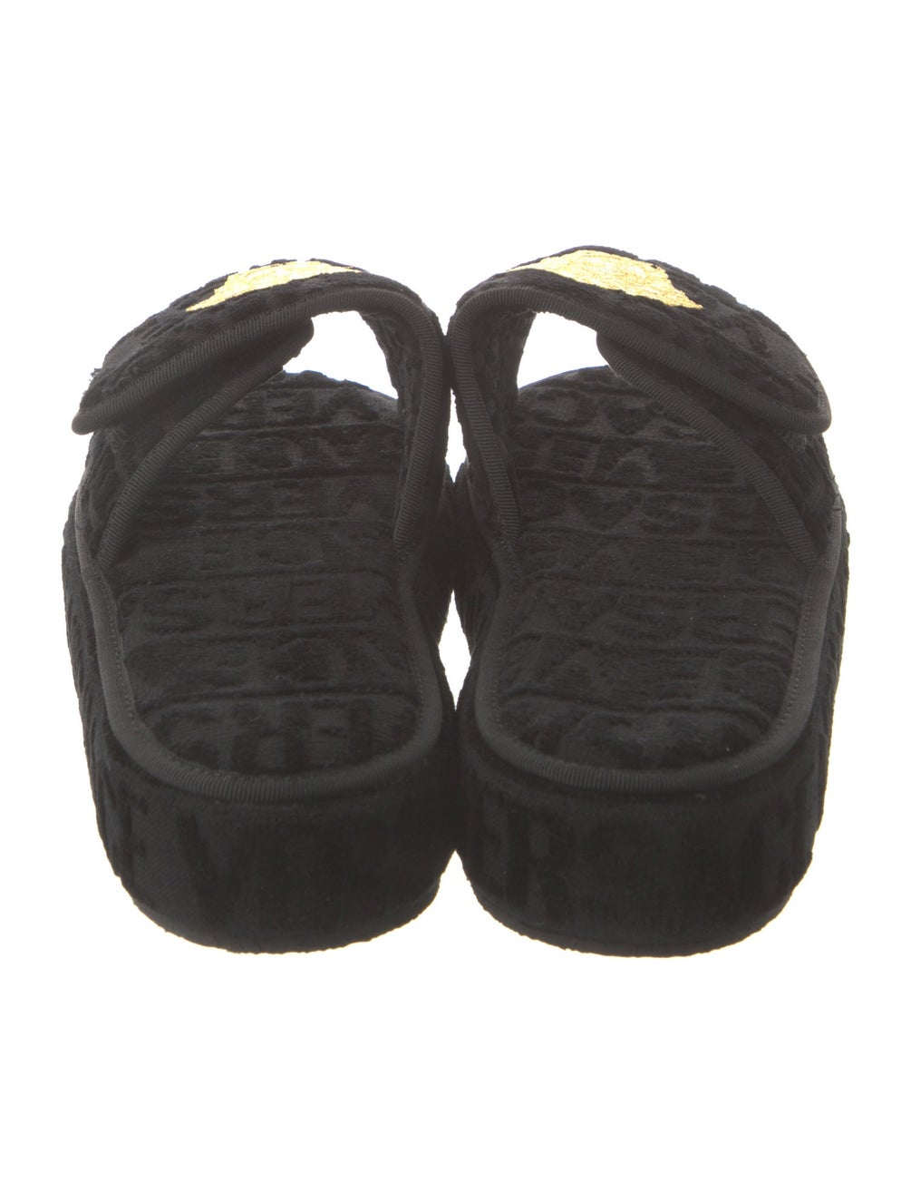 Versace Slides - Black Sandals, Shoes - VES206822 | The RealReal