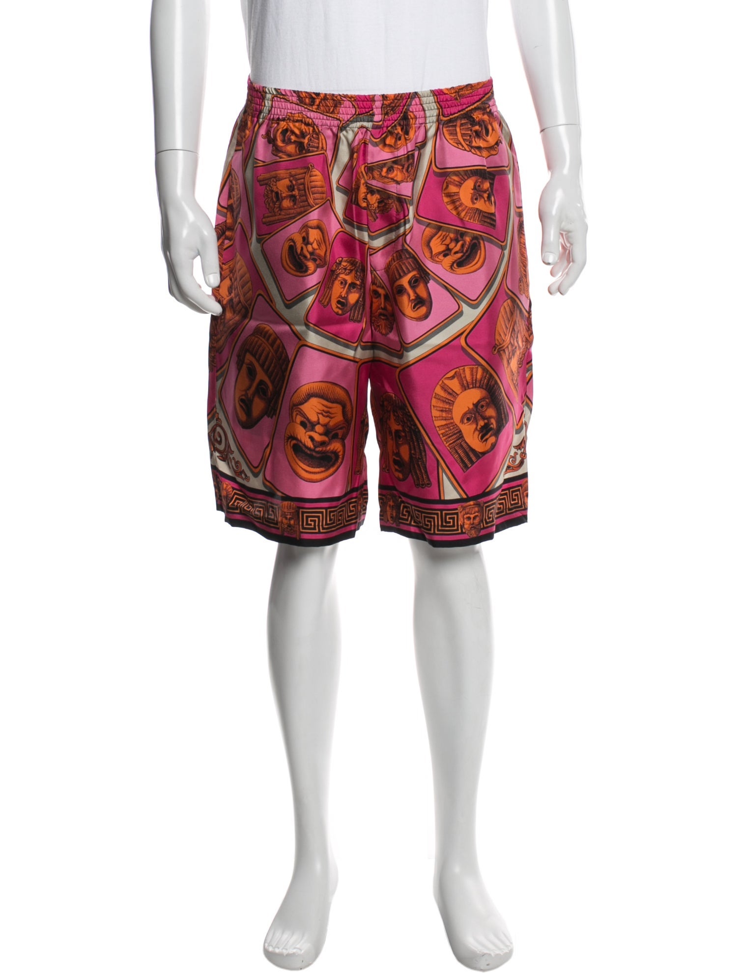 Versace Silk Shorts - Pink Shorts, Clothing - VES221096 | The RealReal