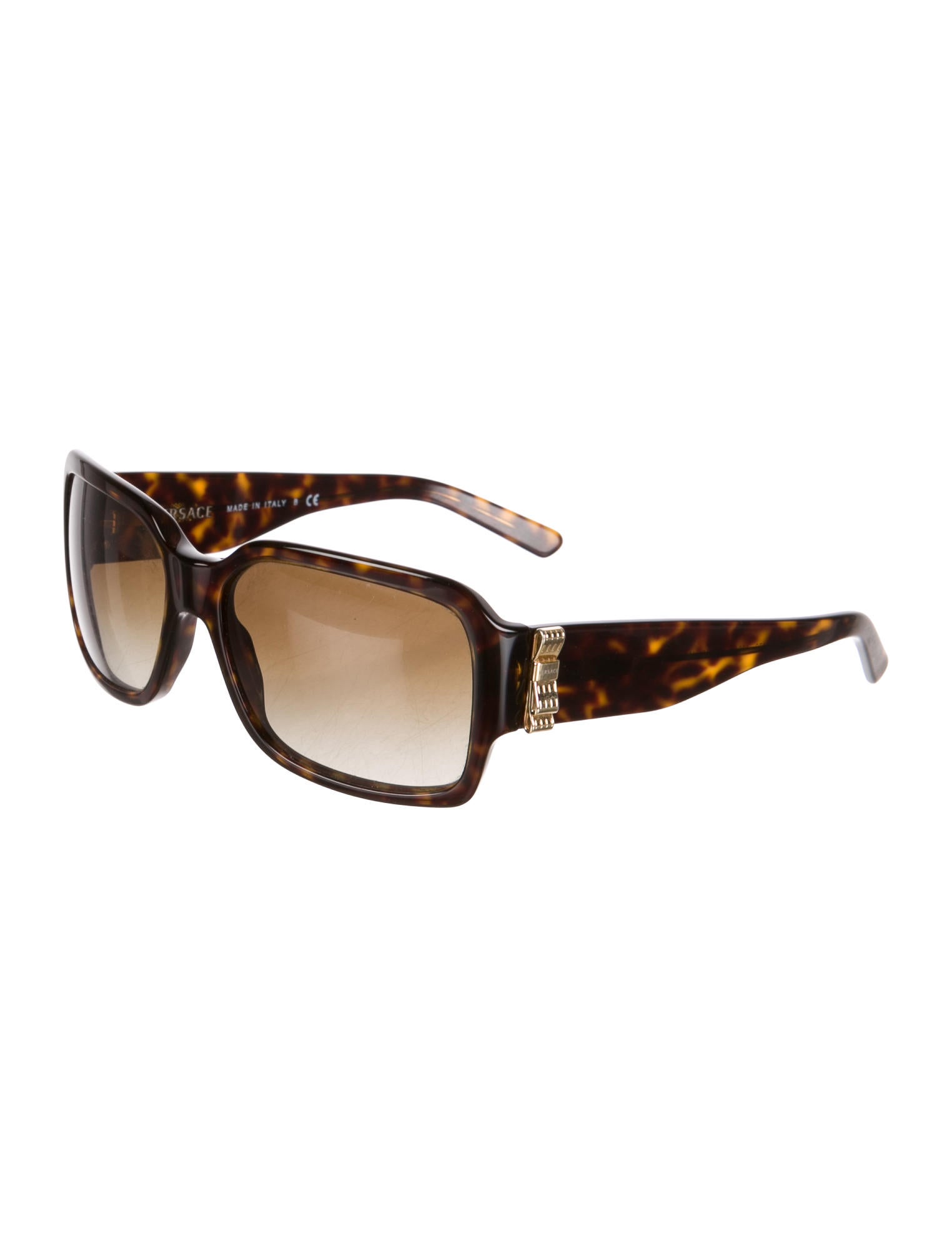 Versace Tortoise Shell Sunglasses - Brown Sunglasses, Accessories ...