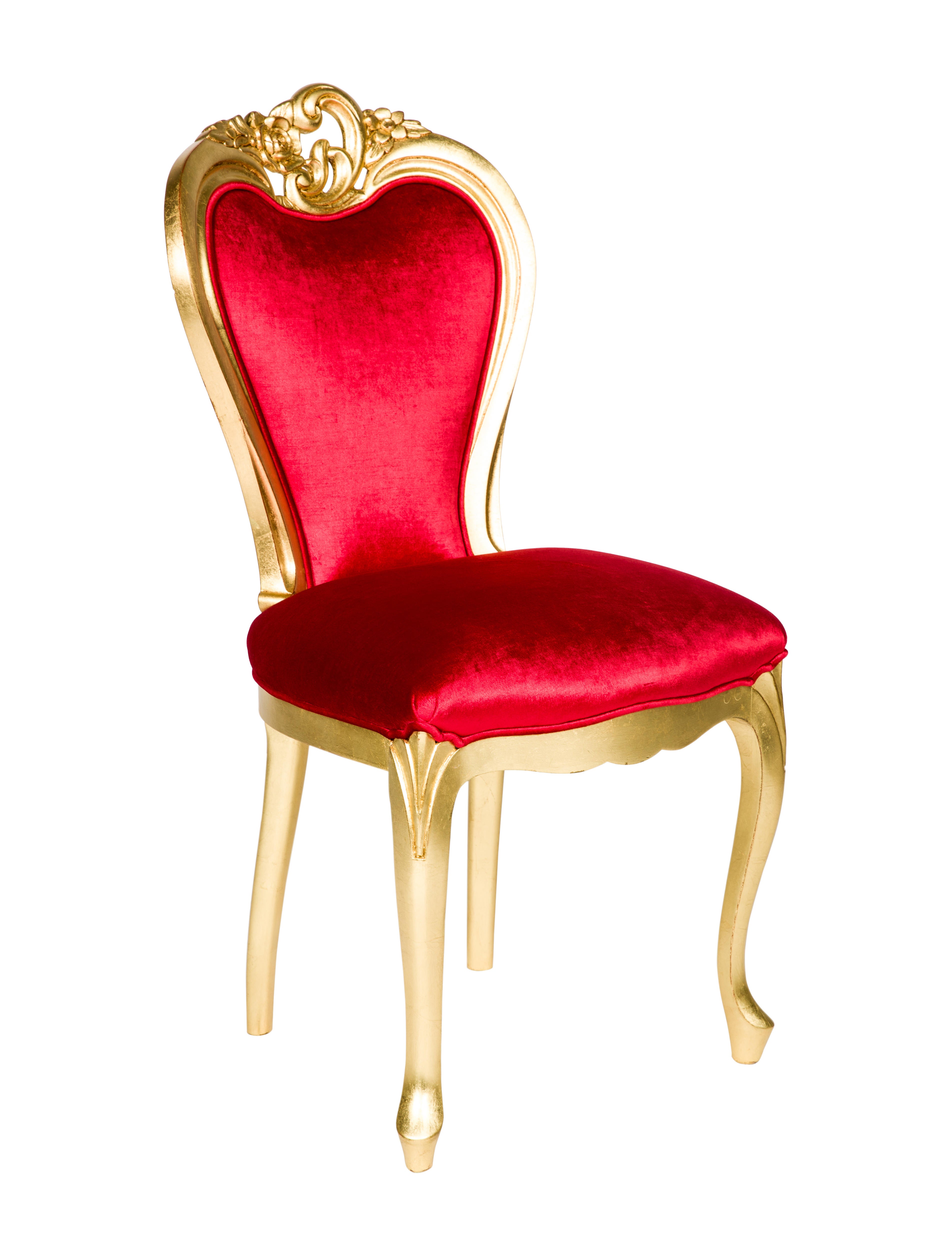 Versace Velvet Chair - Red - VES26074 | The RealReal
