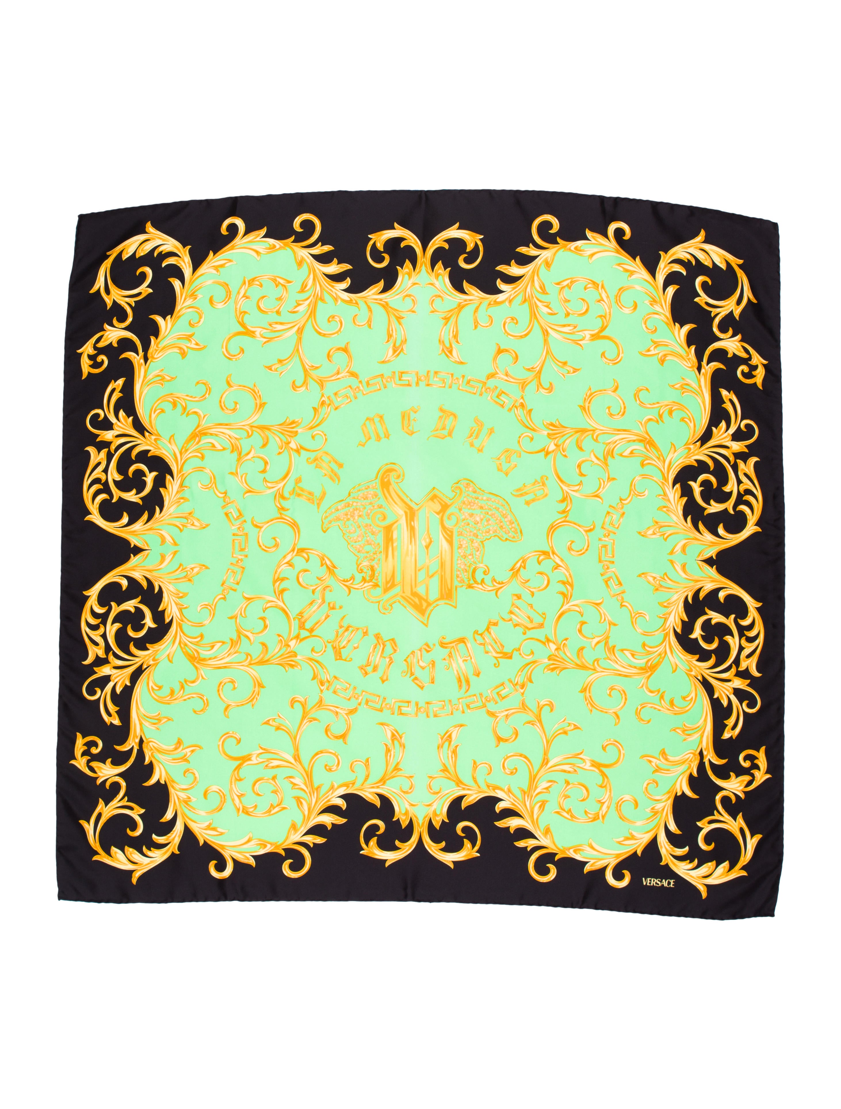 Versace Silk Heritage Baroque Scarf - Accessories - VES26173 | The RealReal