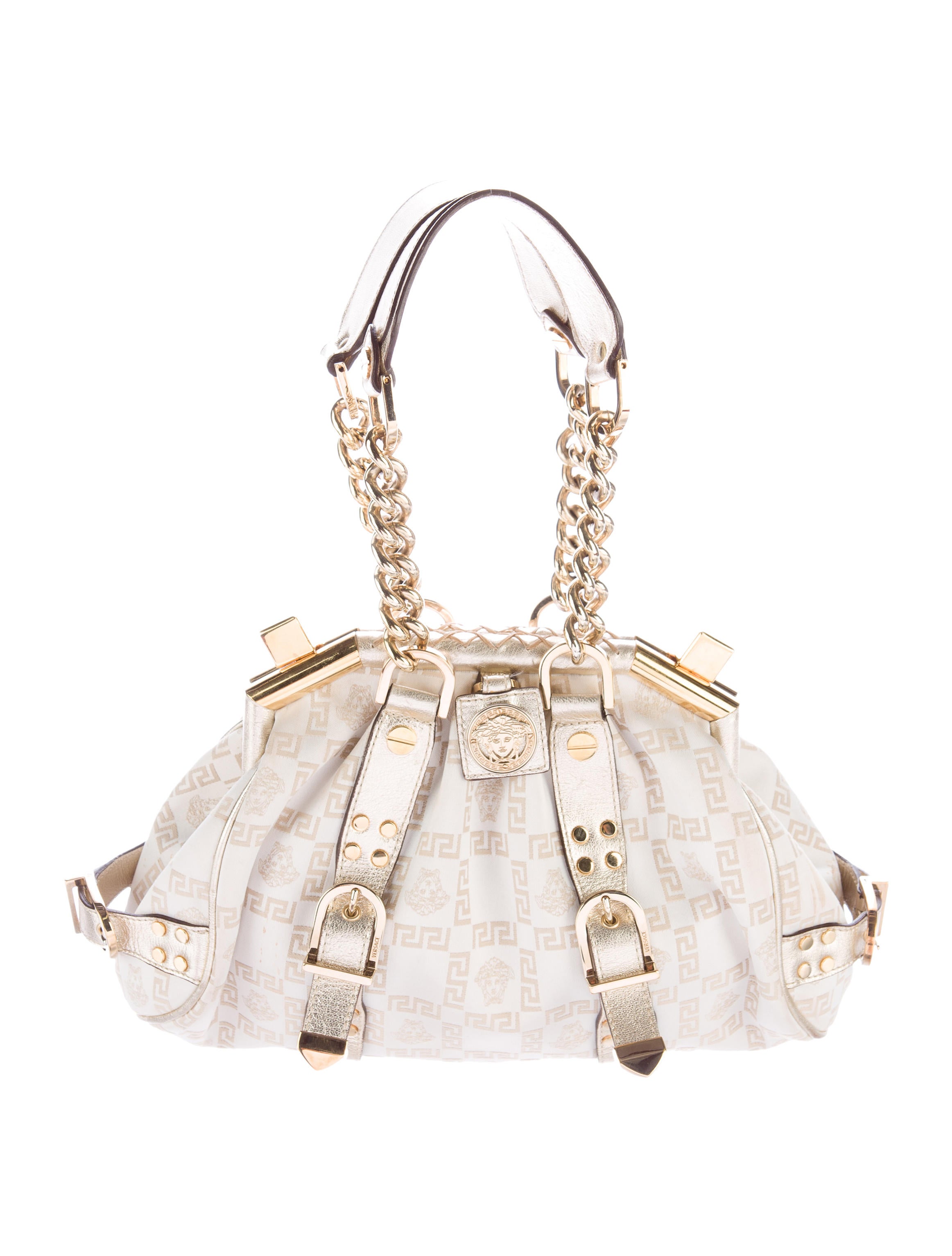 Versace Monogram Satin Bag - Handbags - VES27580 | The RealReal