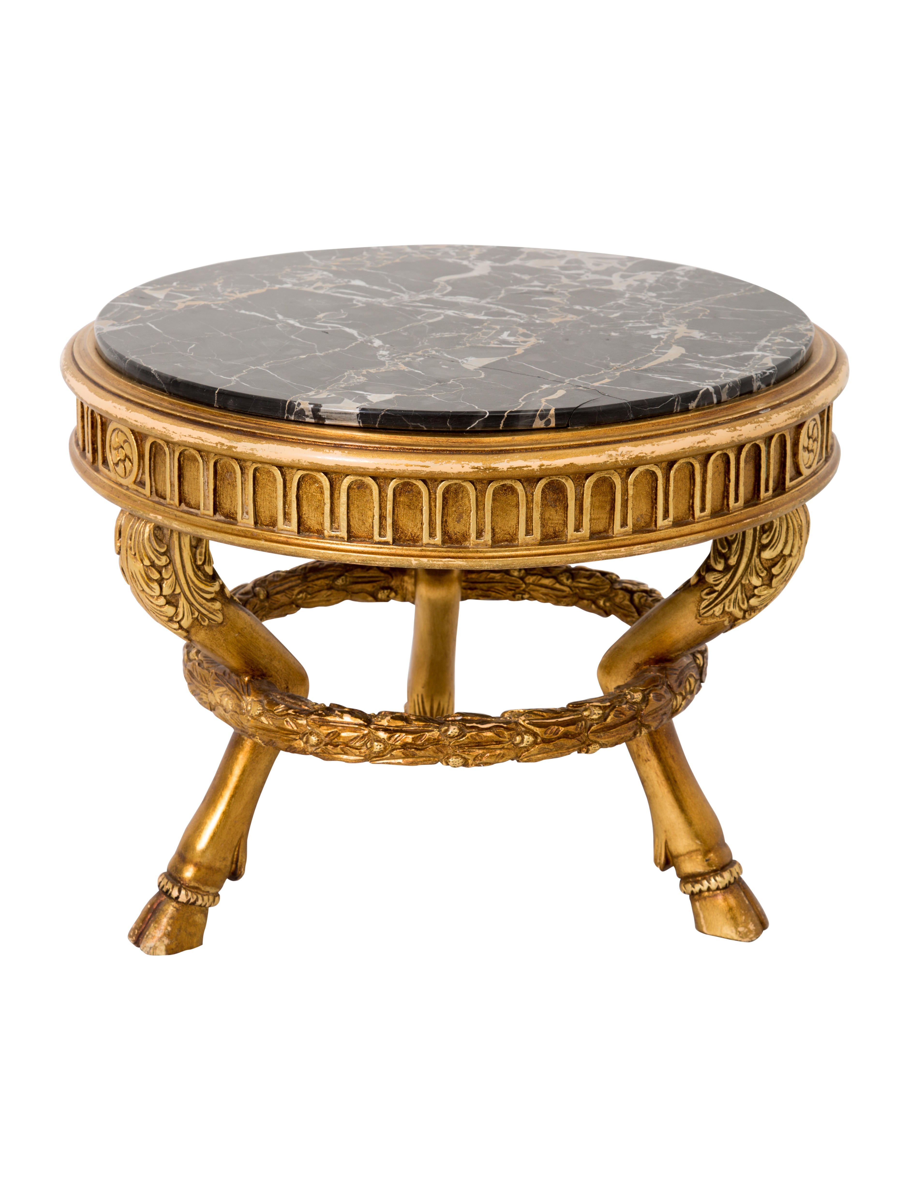 Versace Marble Side Table - Furniture - VES28965 | The RealReal