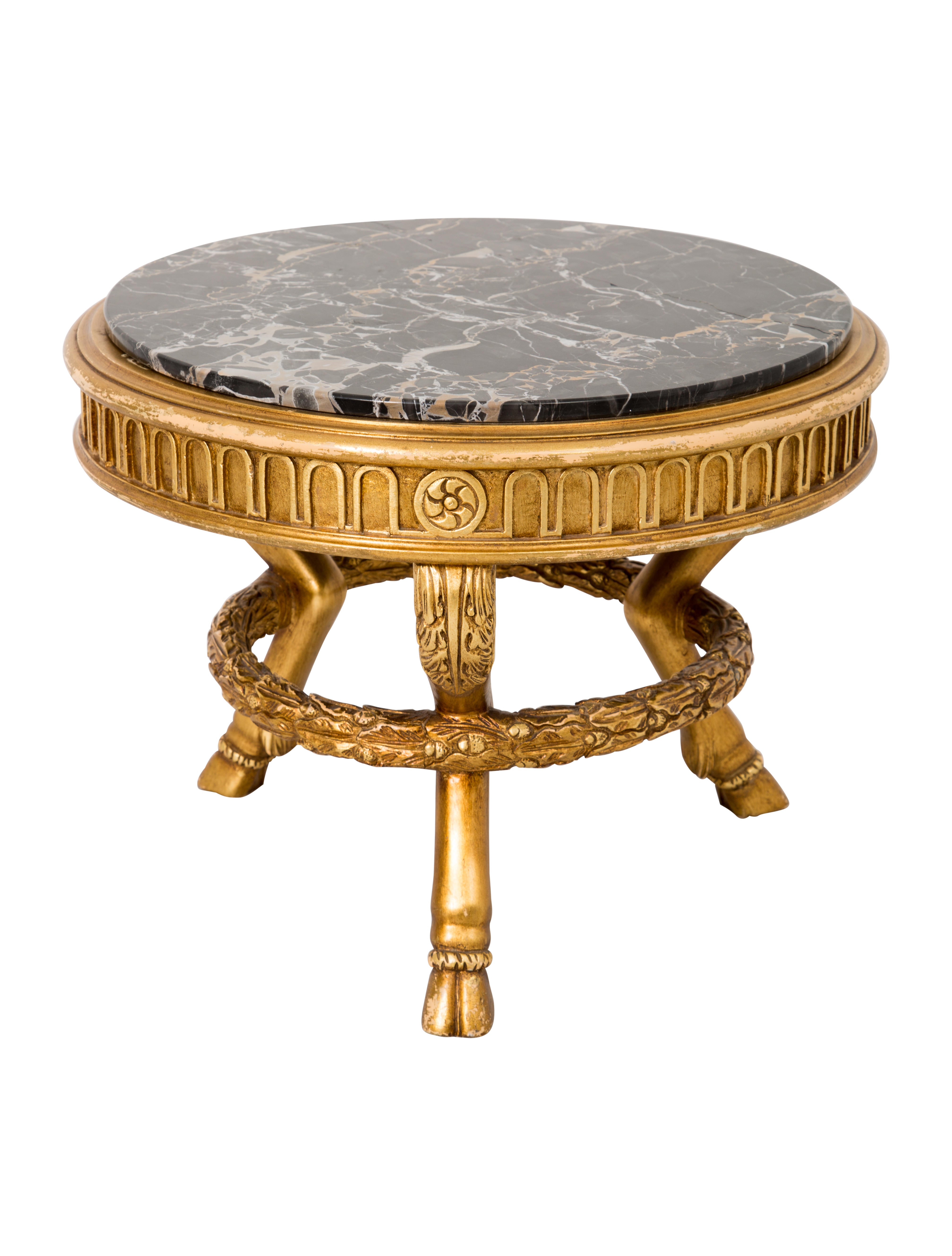Versace Marble Side Table - Furniture - VES28965 | The RealReal