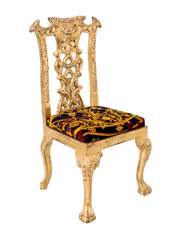 Versace Giltwood Dining Chairs - Furniture - VES29018 | The RealReal