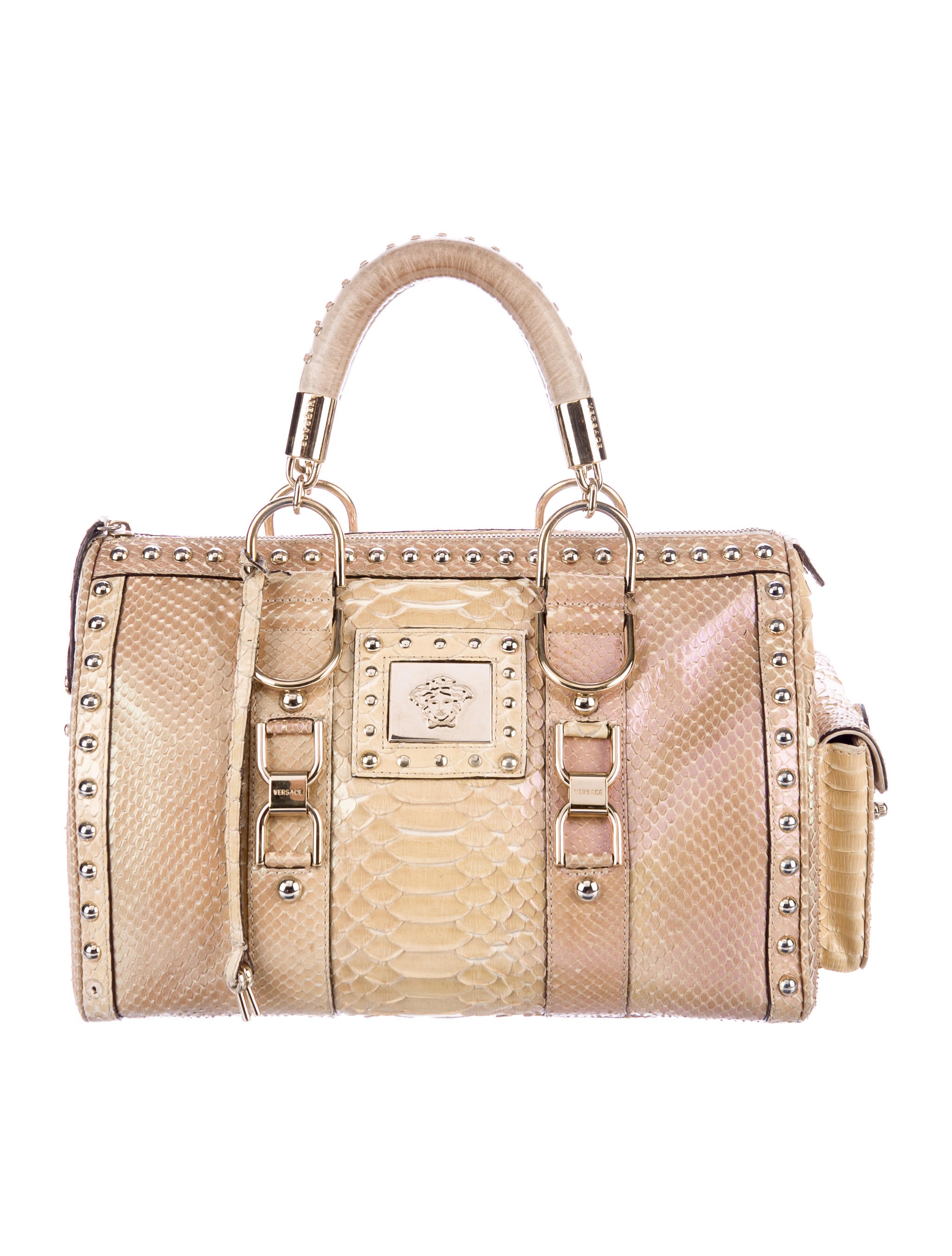 Versace Iridescent Python Madonna Bag - Handbags - VES31478 | The RealReal