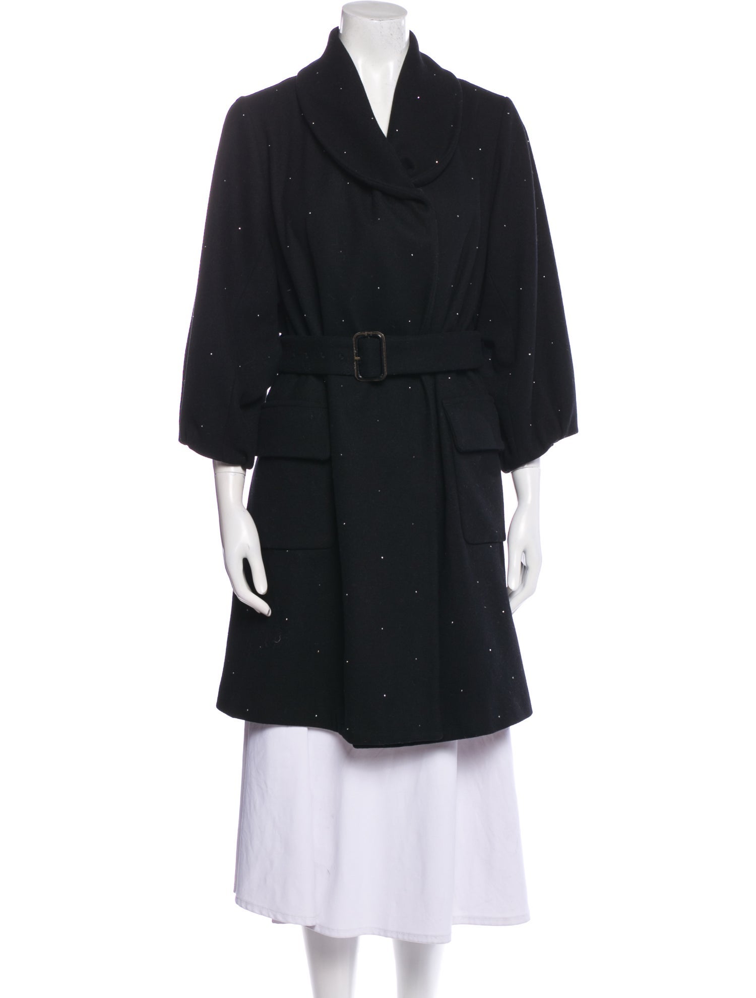 Viktor & Rolf Virgin Wool Coat - Black Coats, Clothing - VIK25814 | The ...