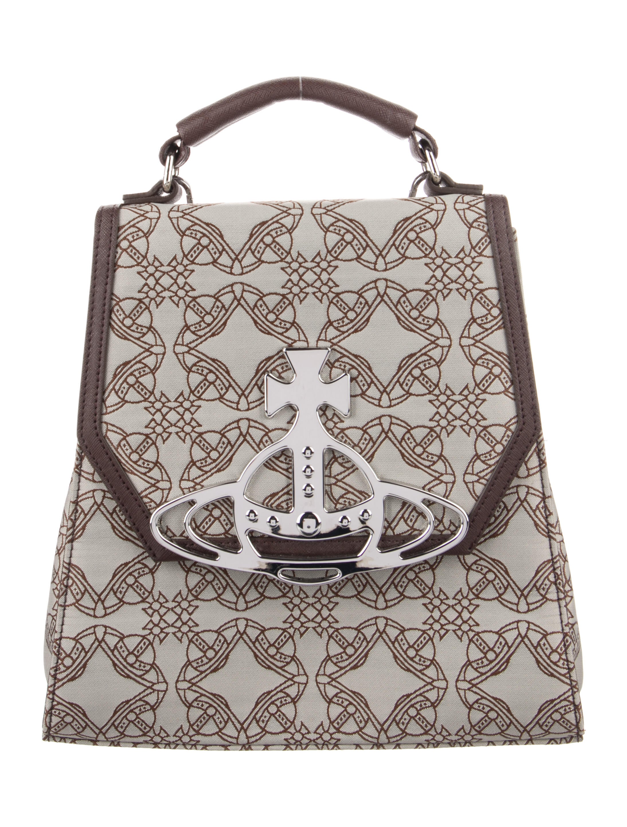 Vivienne Westwood Chain-Link Straps Backpack - Brown Backpacks ...