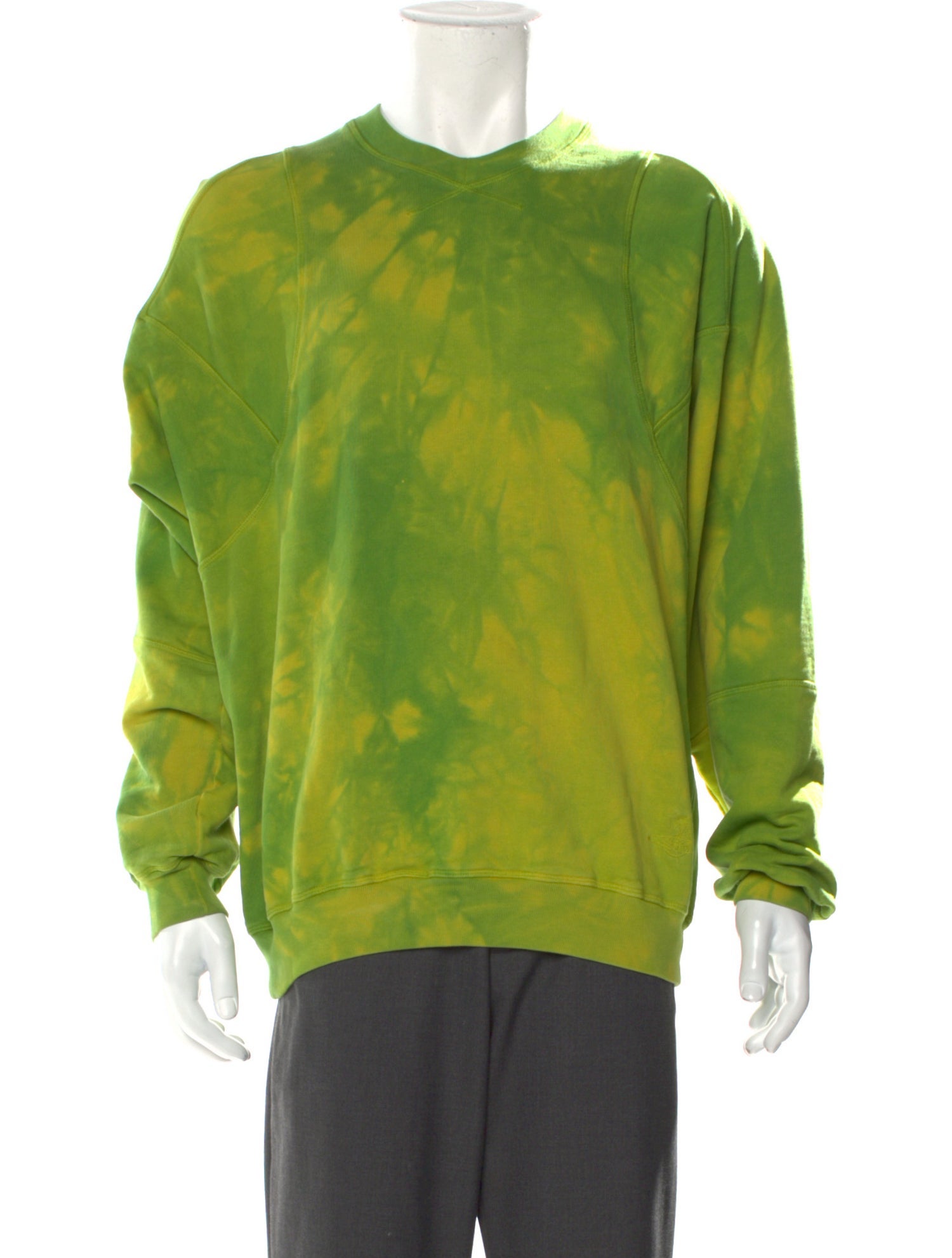 Vivienne Westwood Tie-Dye Print Crew Neck Pullover - Green Sweaters ...
