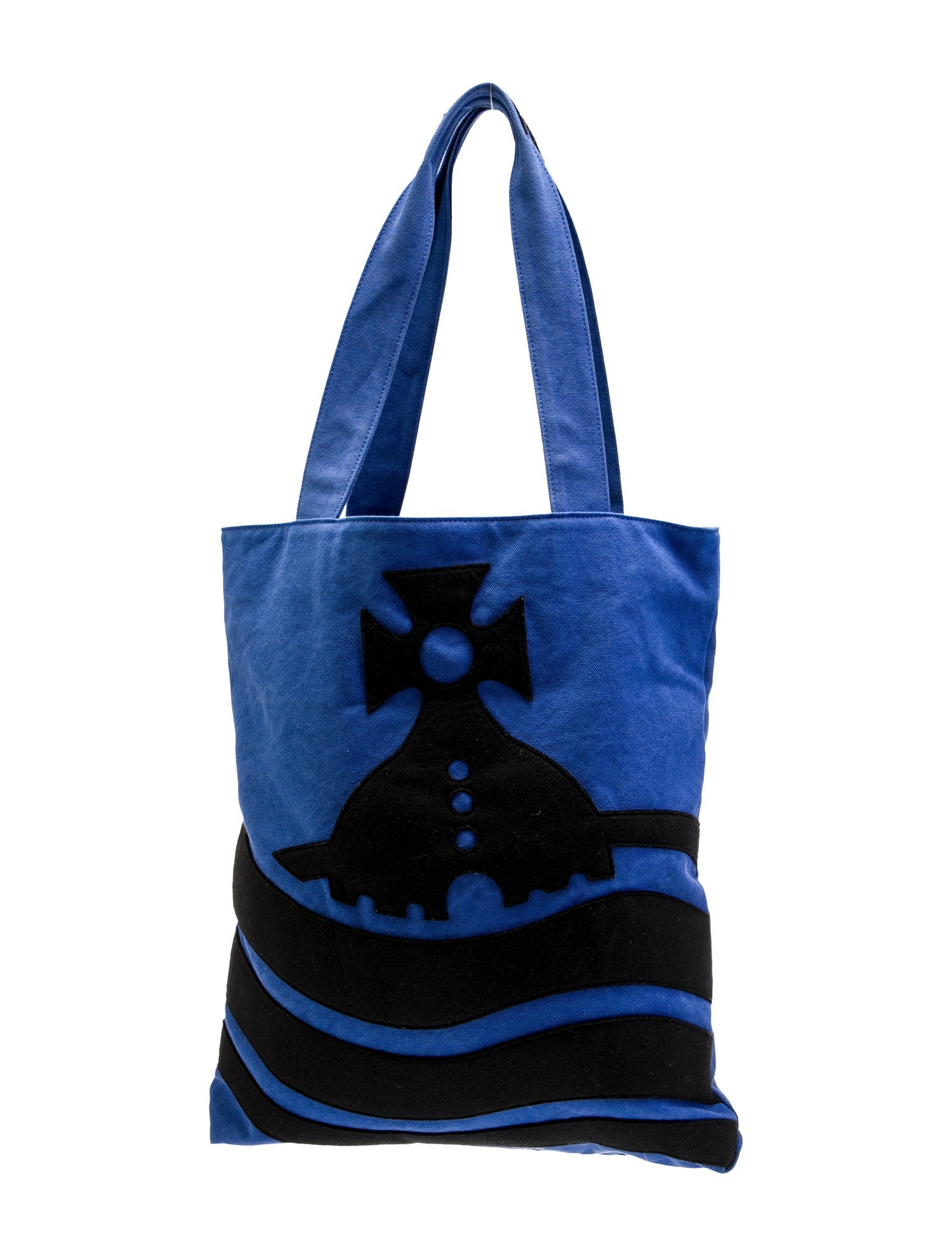 Vivienne Westwood Canvas Tote - Blue Totes, Bags - VIV40833 | The RealReal