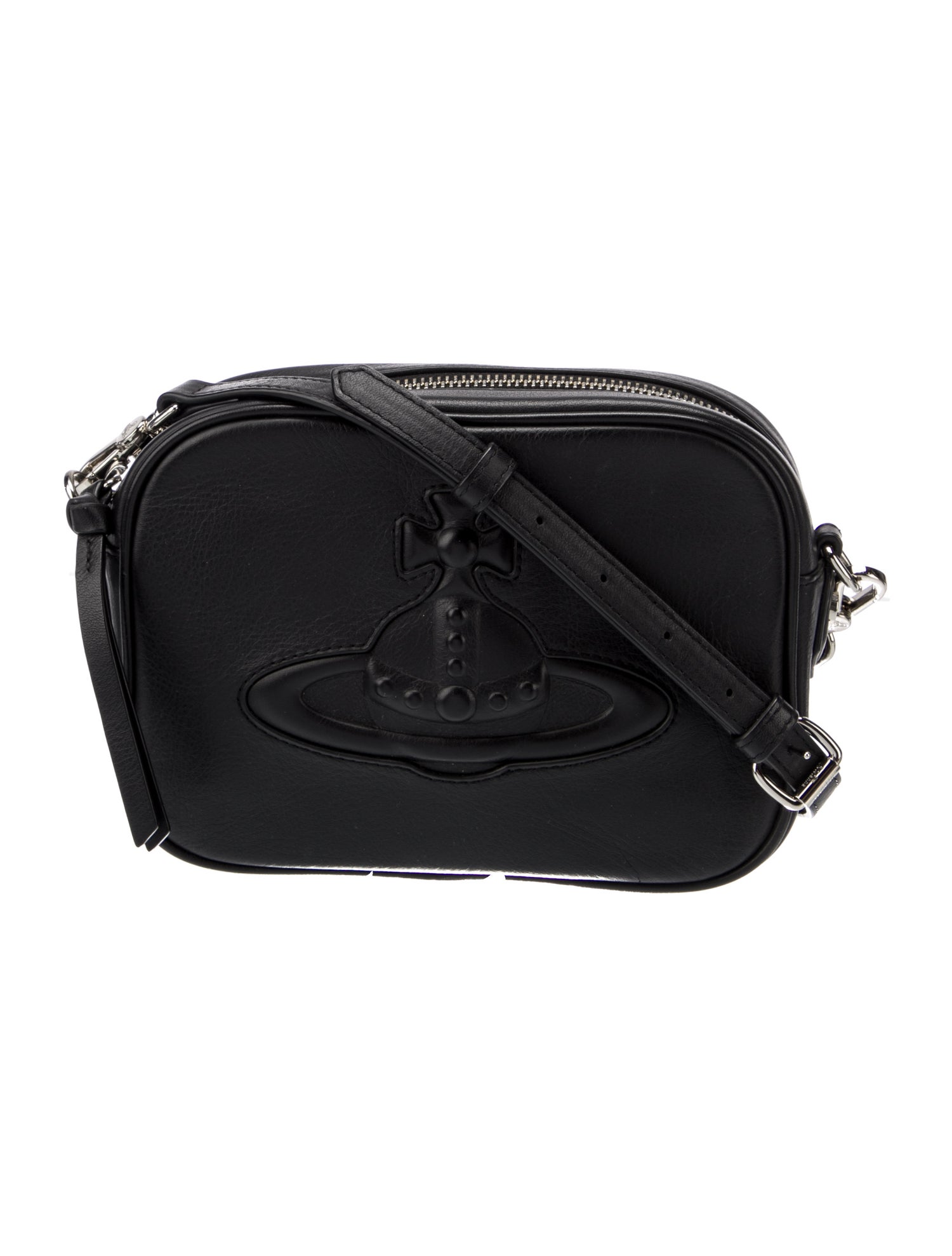 Vivienne Westwood Leather Crossbody Bag - Black Crossbody Bags, Handbags - VIV41697 | The RealReal