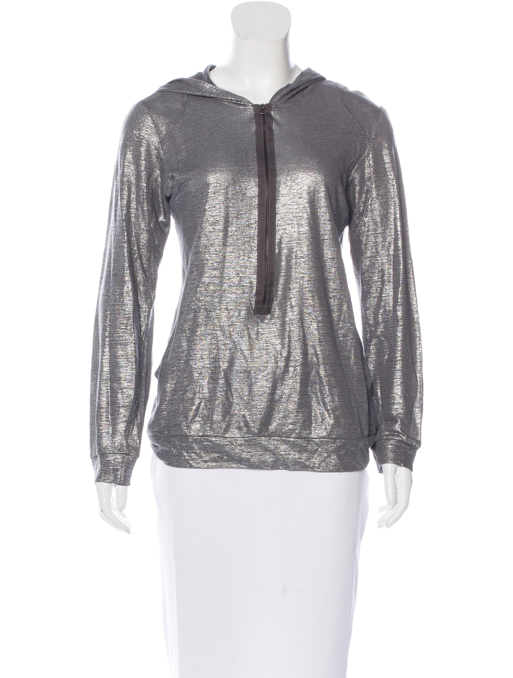 VPL Metallic Linen Sweatshirt - Clothing - VPL20866 | The RealReal