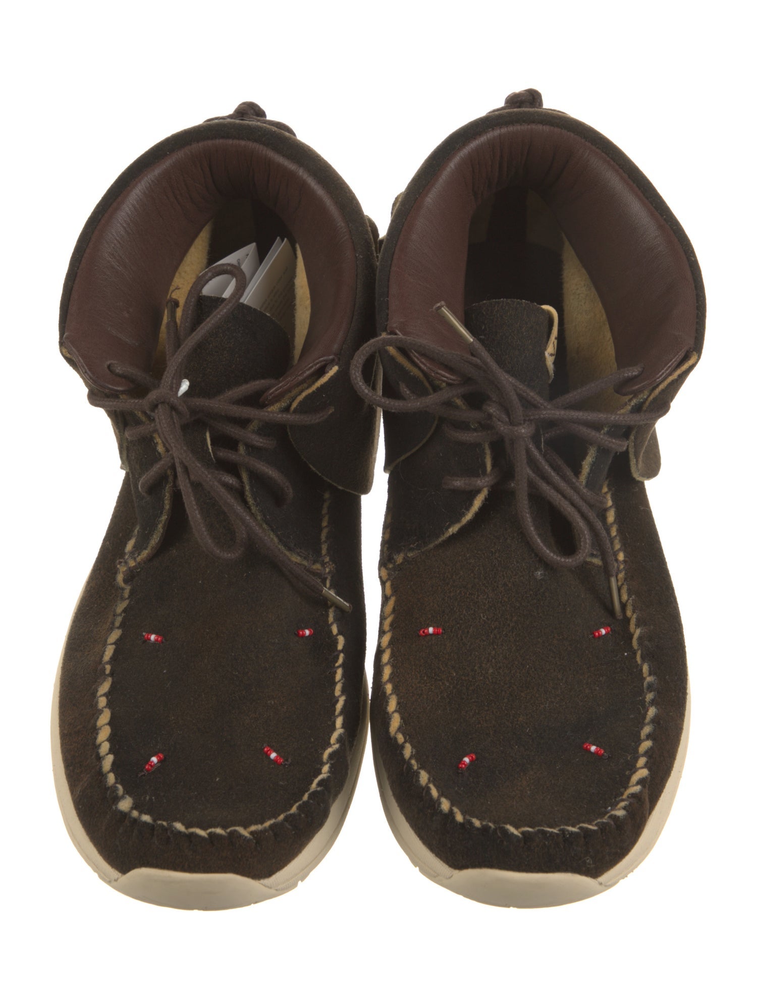 Visvim Suede Lace-Up Boots - Brown Boots, Shoes - VSM24041 | The RealReal