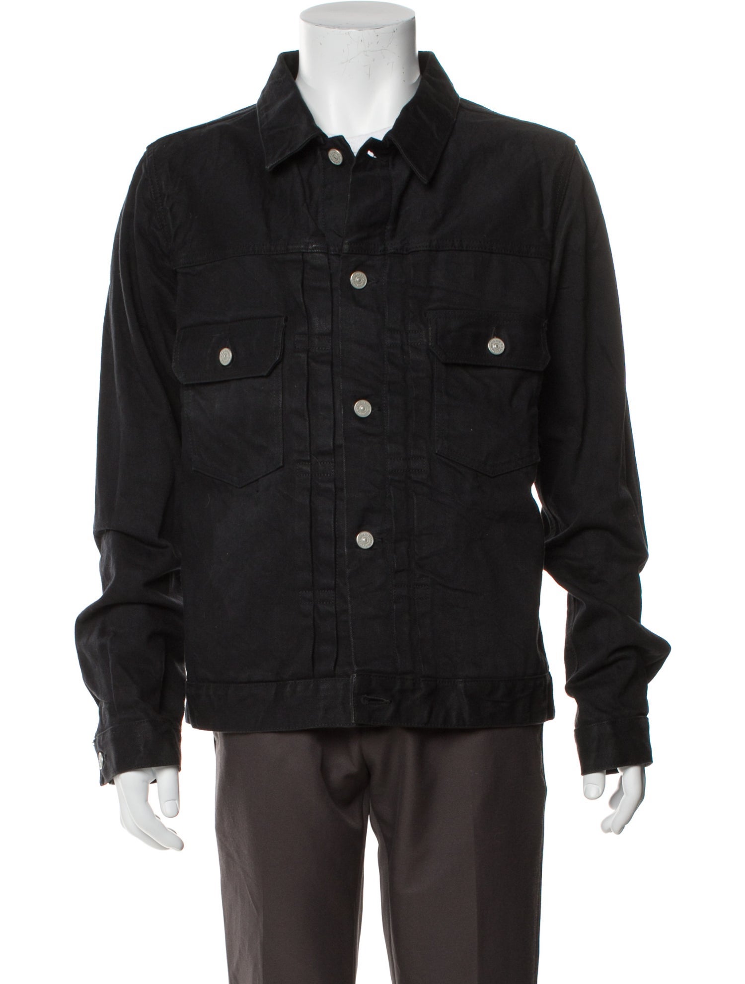 Visvim 101 Jacket CMYK Denim Jacket - Black Outerwear, Clothing - VSM24319 | The RealReal