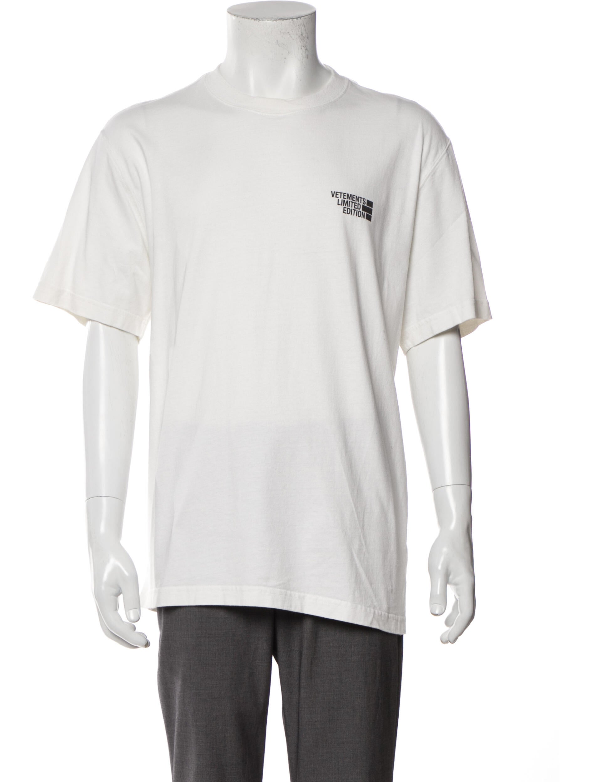 Maison Margiela Numbers Logo Graphic Print T-Shirt - White T-Shirts ...
