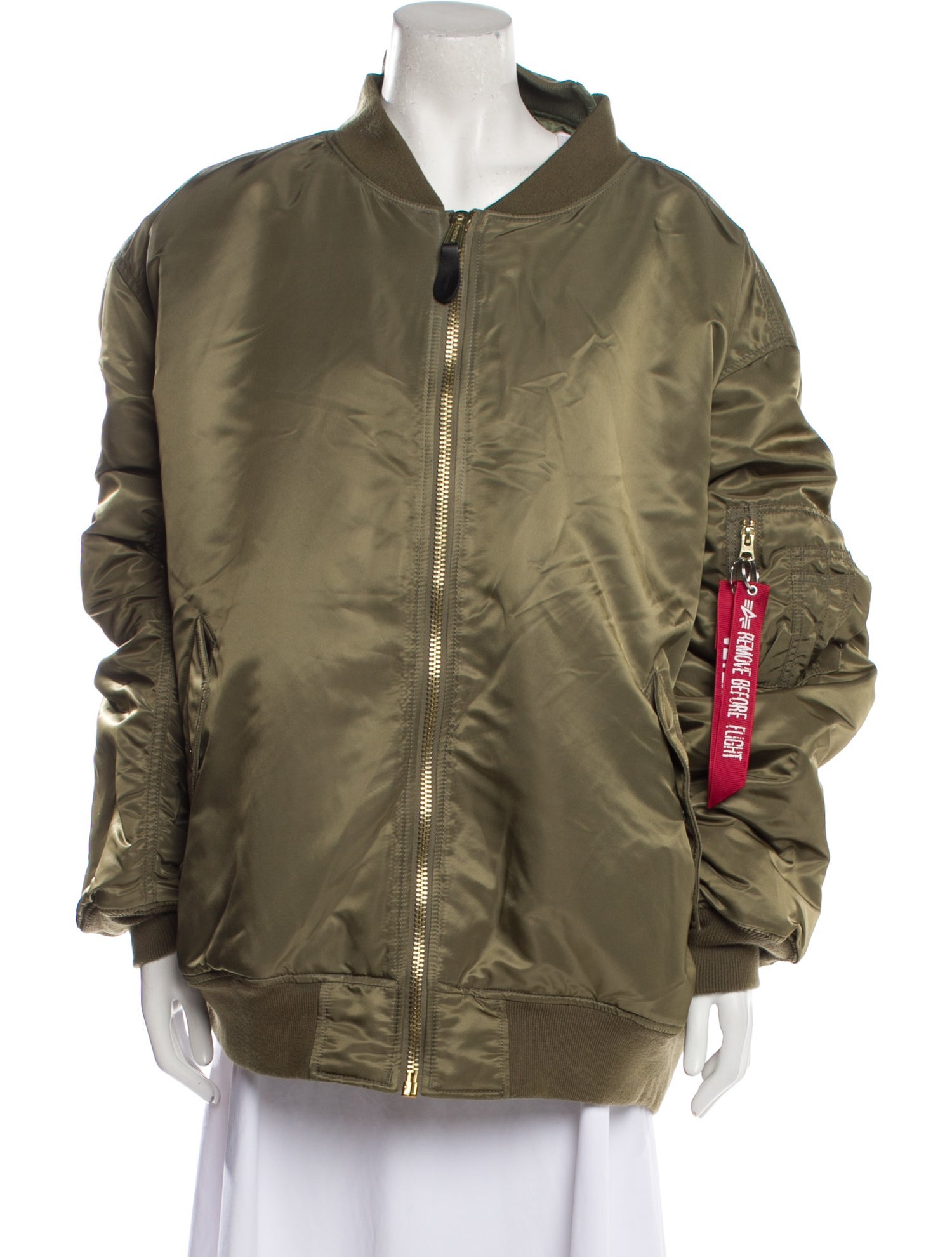 Vetements 2018 Oversize Reversible Bomber Jacket w/ Tags - Green ...