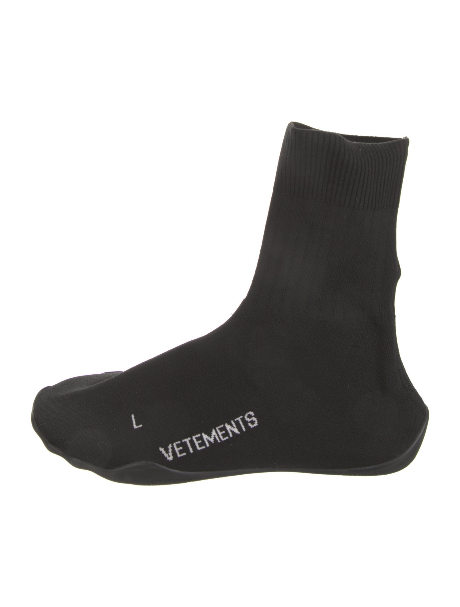Vetements Karate Sock Sneakers - Black - VTM30580 | The RealReal