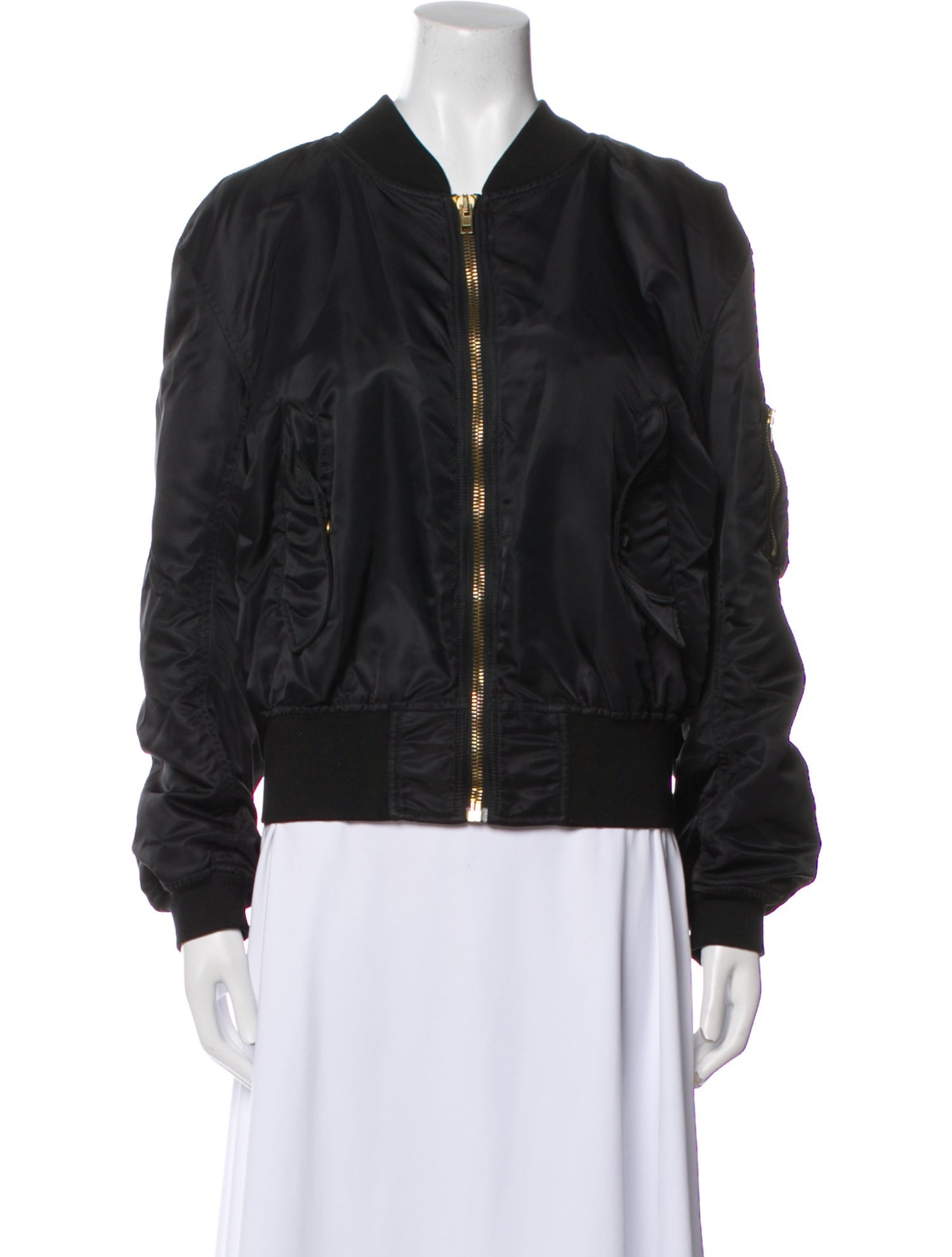 Vetements 2016 Nylon Bomber Jacket - Black Jackets, Clothing - VTM32749 ...
