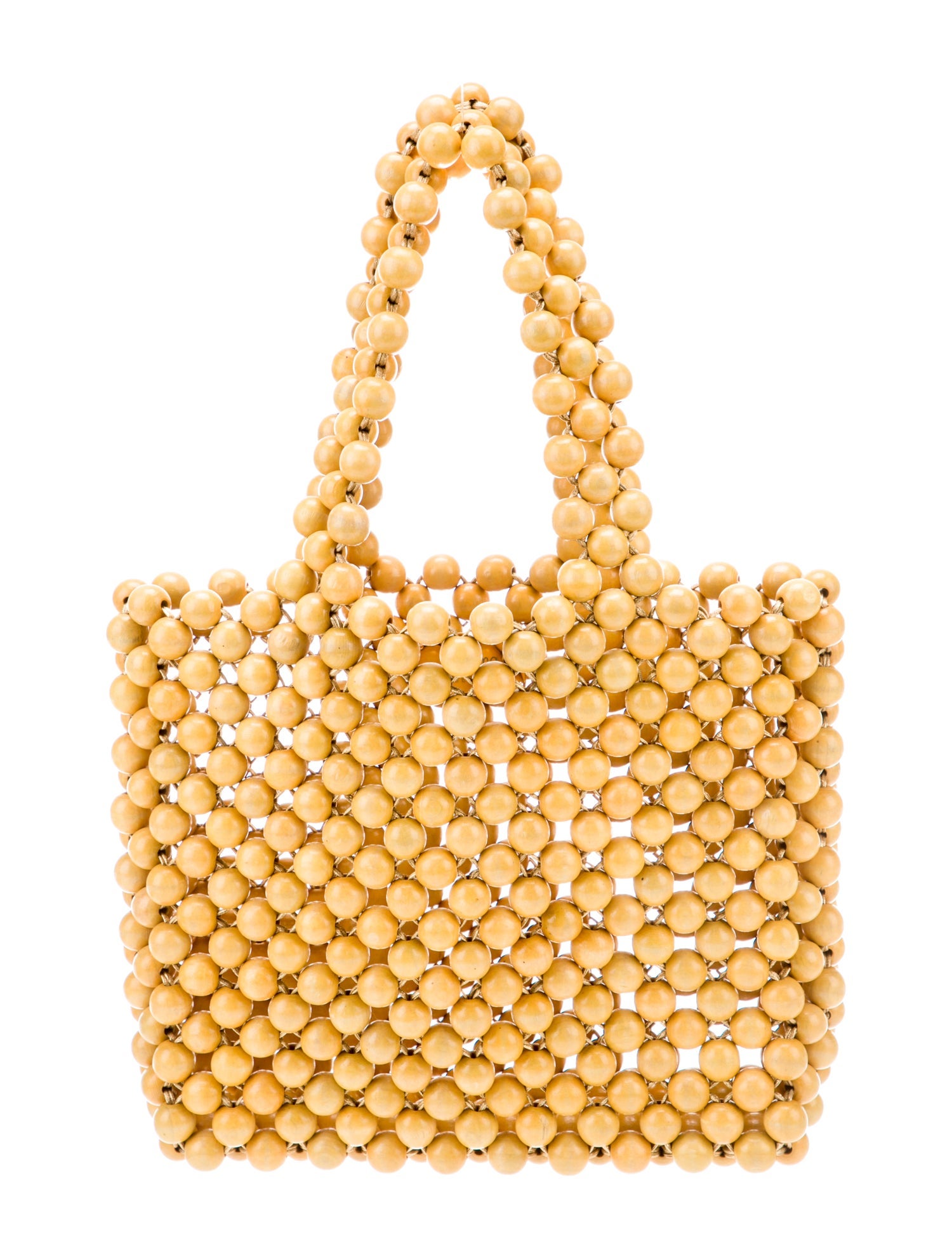 Vanina Beaded Tote Bag - Neutrals Totes, Handbags - VVBBB20184 | The ...