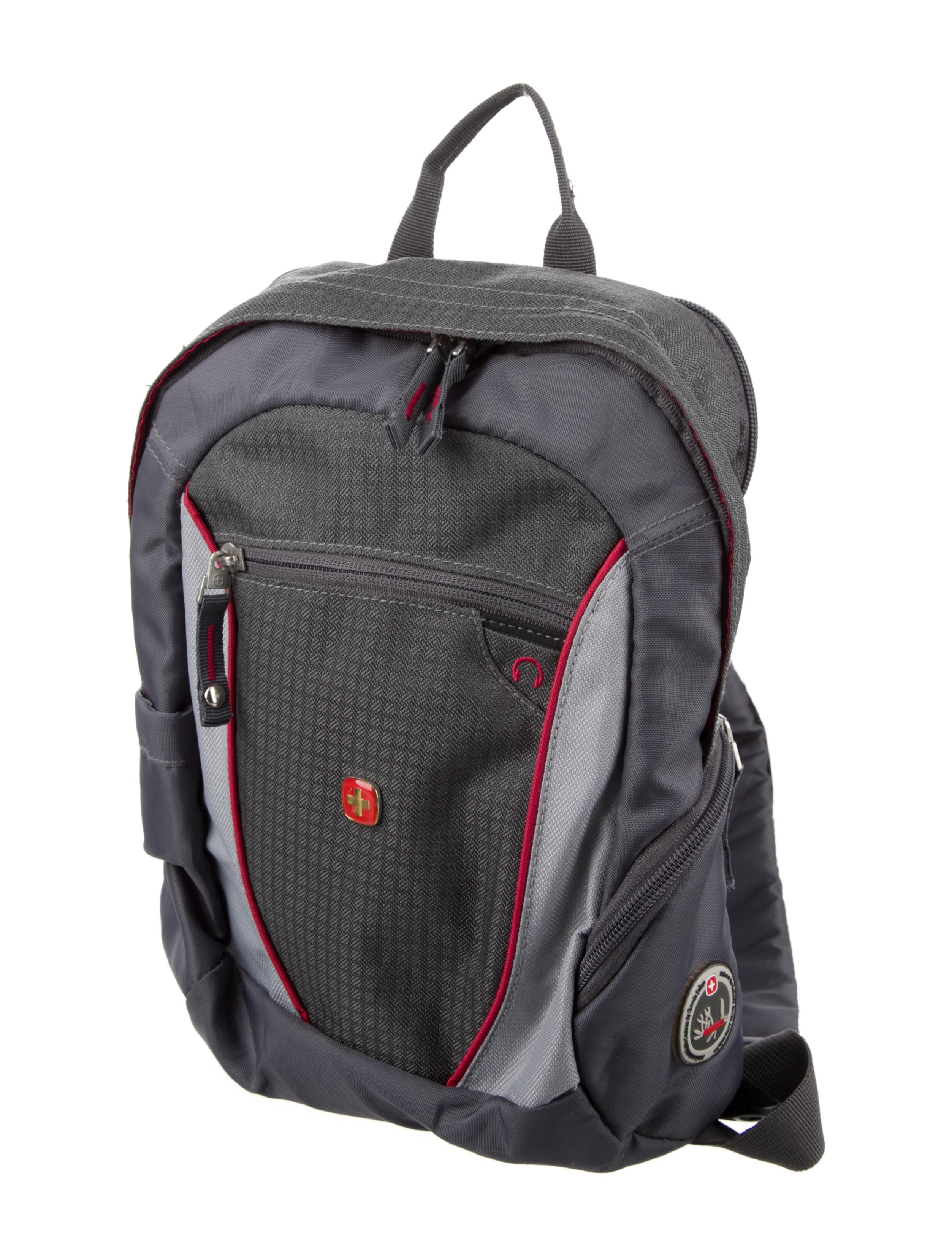 Victorinox Swiss Army Small Nylon Backpack - Grey Backpacks, Bags ...