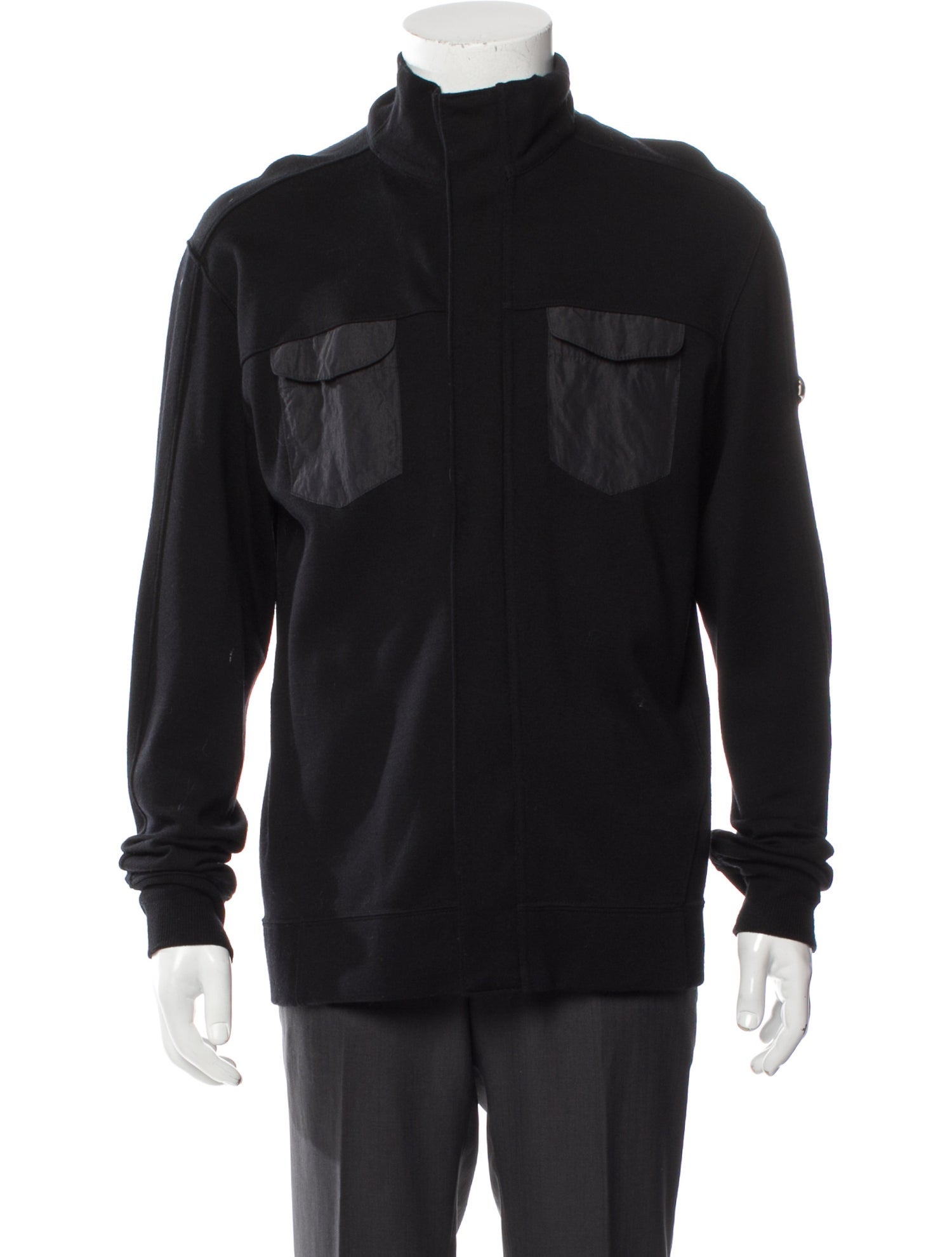 Victorinox Swiss Army Wool Jacket - Black Outerwear, Clothing ...