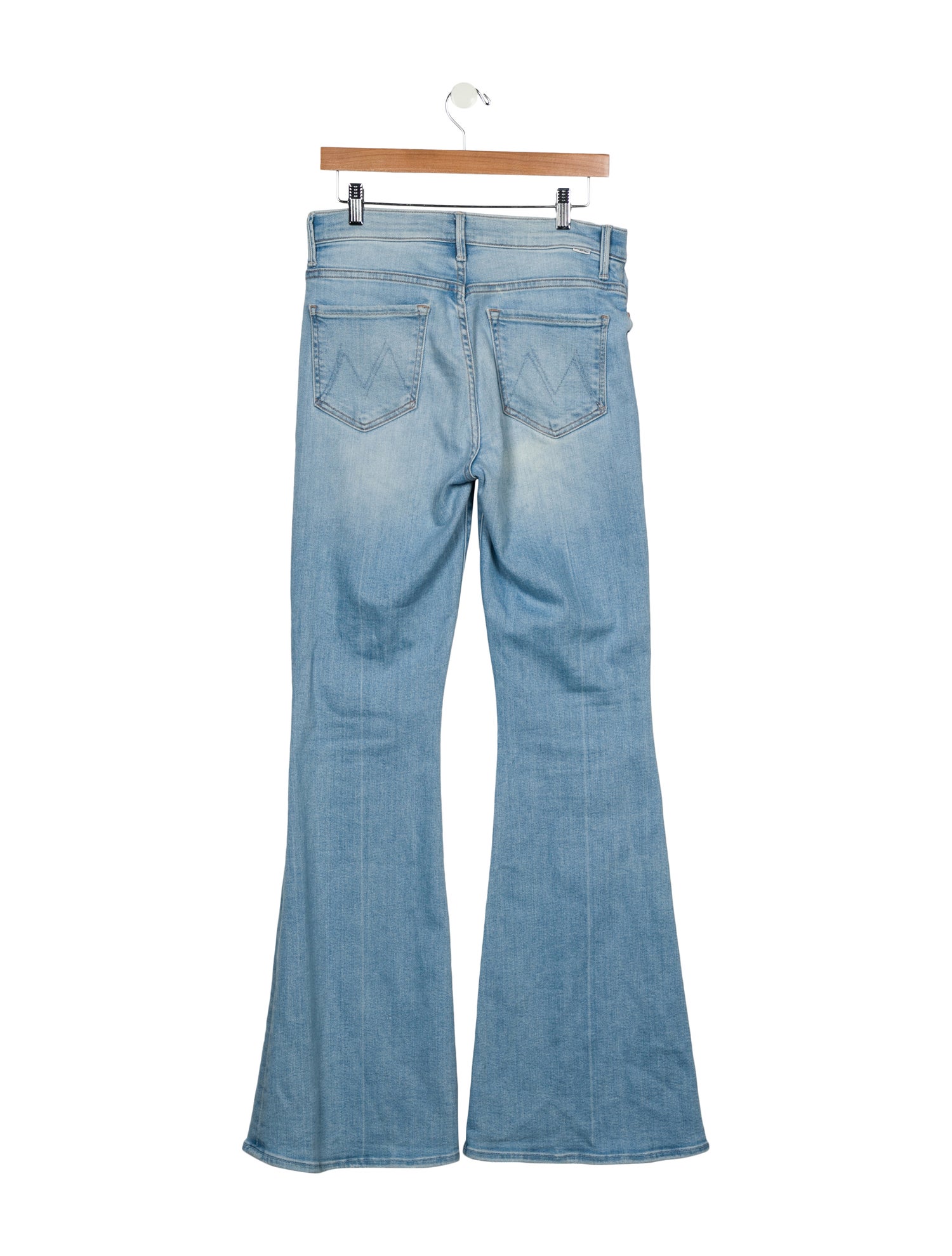 Mother High-Rise Wide Leg Jeans - Blue Jeans, Clothing - W12139522 ...