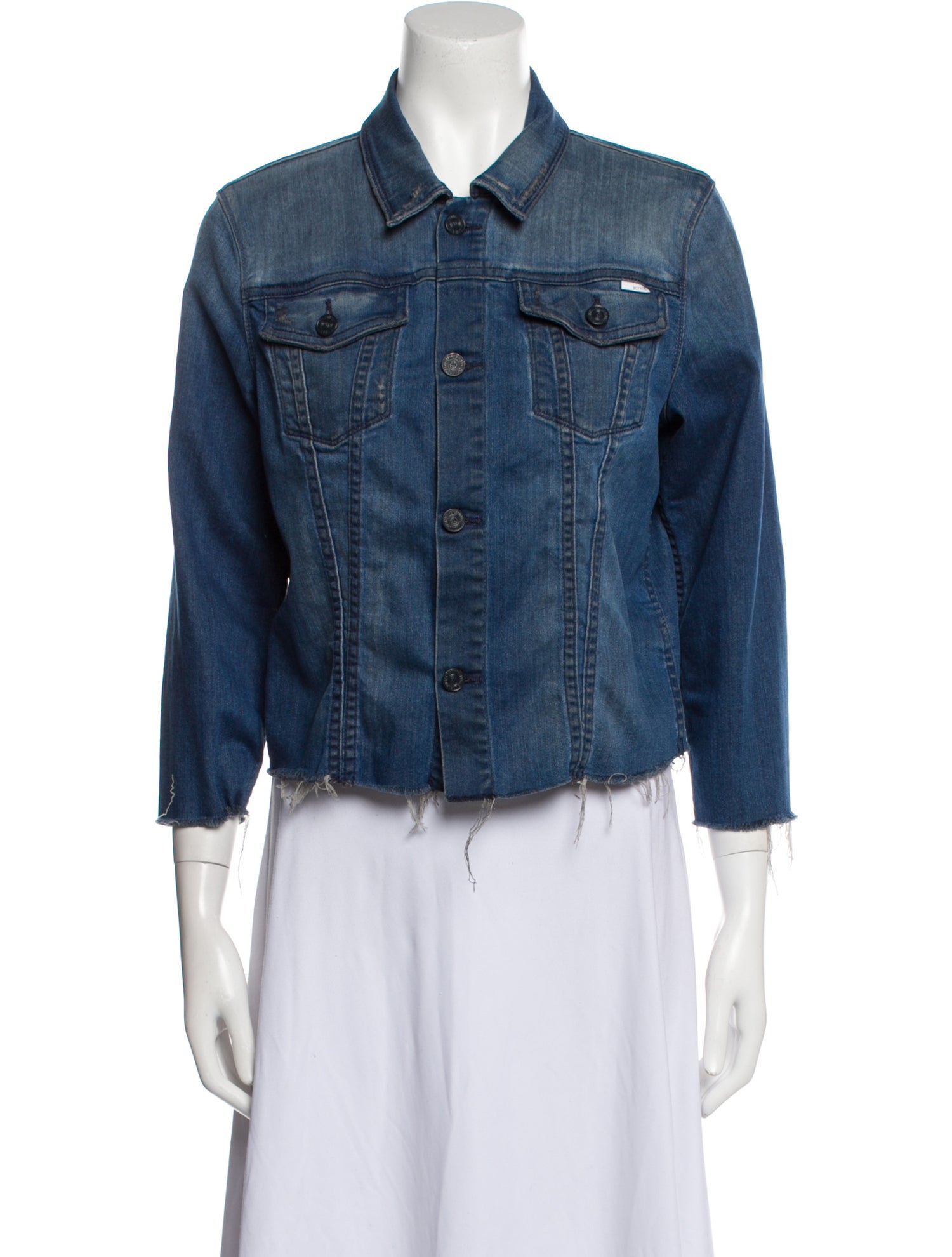 Mother Denim Jacket - Blue Jackets, Clothing - W12136619 | The RealReal